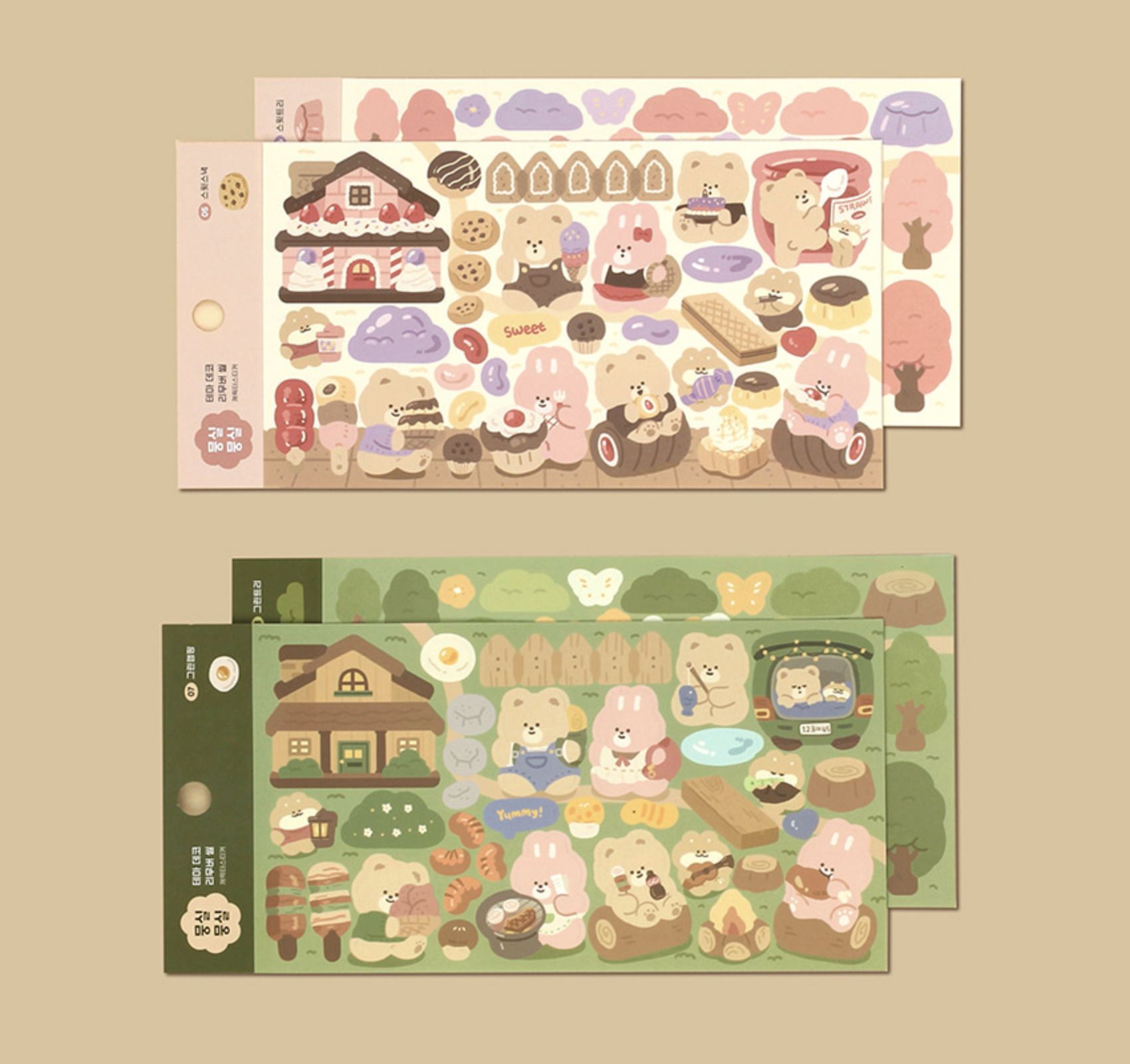 MochiThings: Cozy Animal Themed Removable Sticker