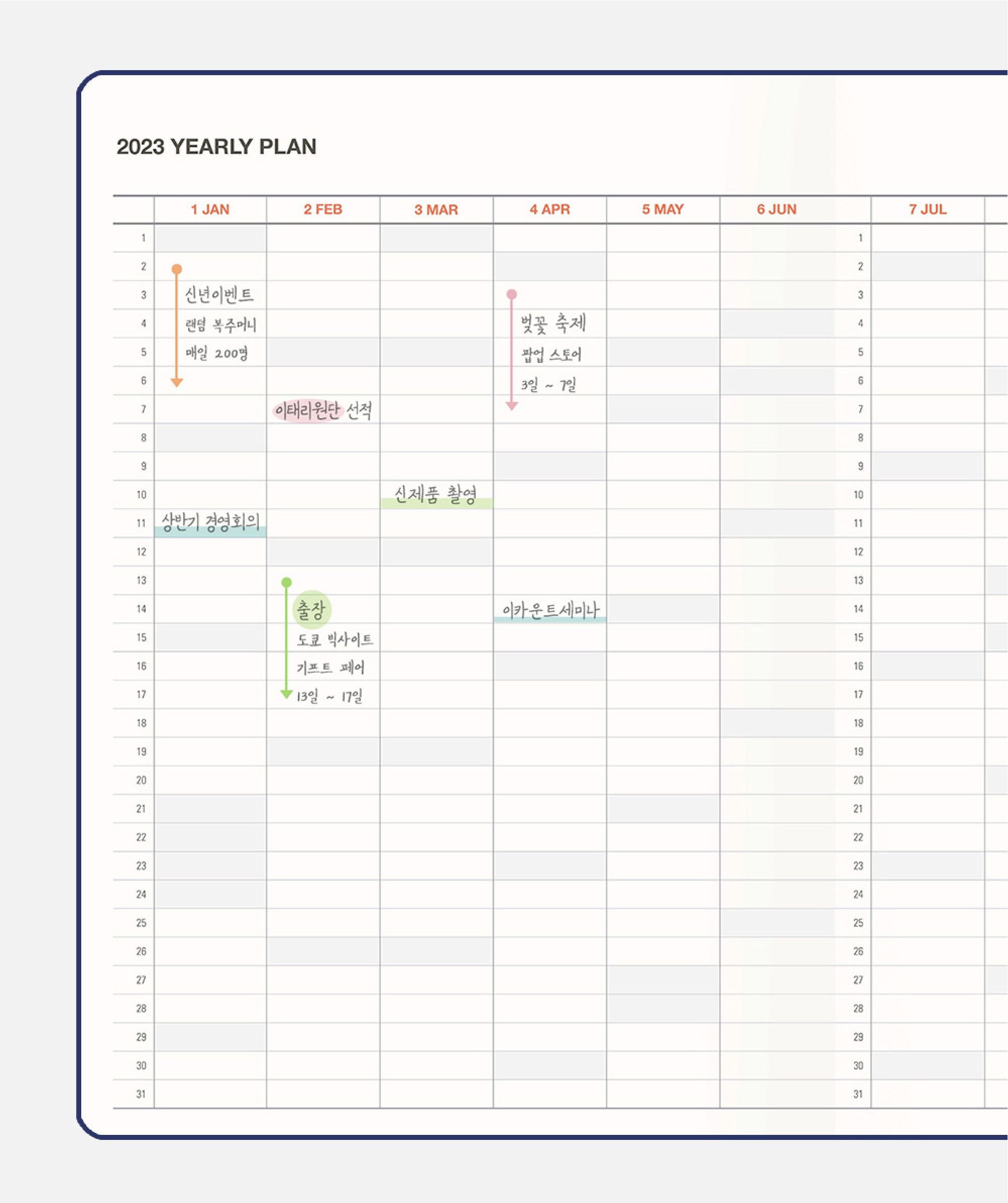 MochiThings: 2023 Table Talk A5 Weekly Planner