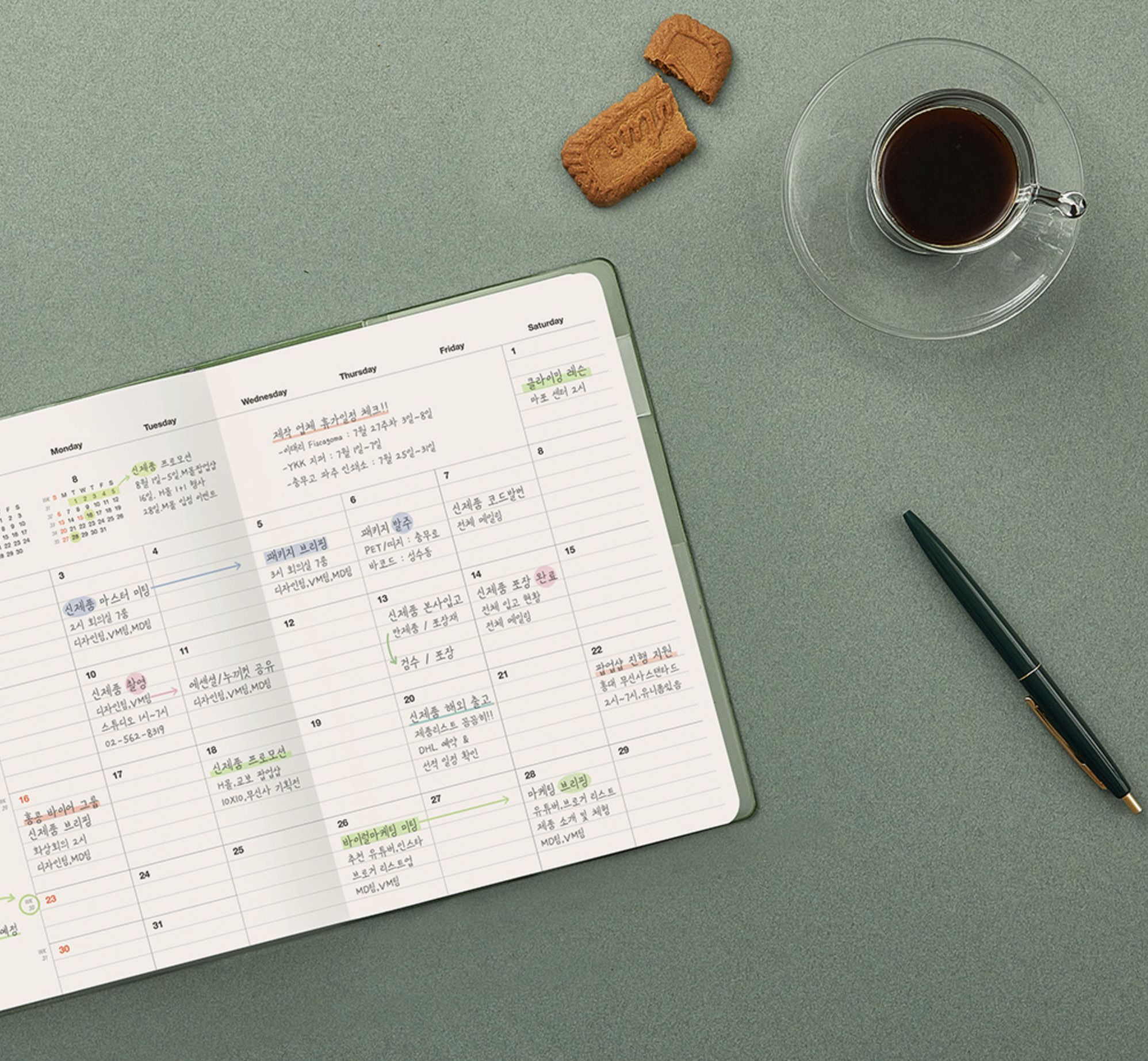 MochiThings: 2023 Table Talk A5 Weekly Planner
