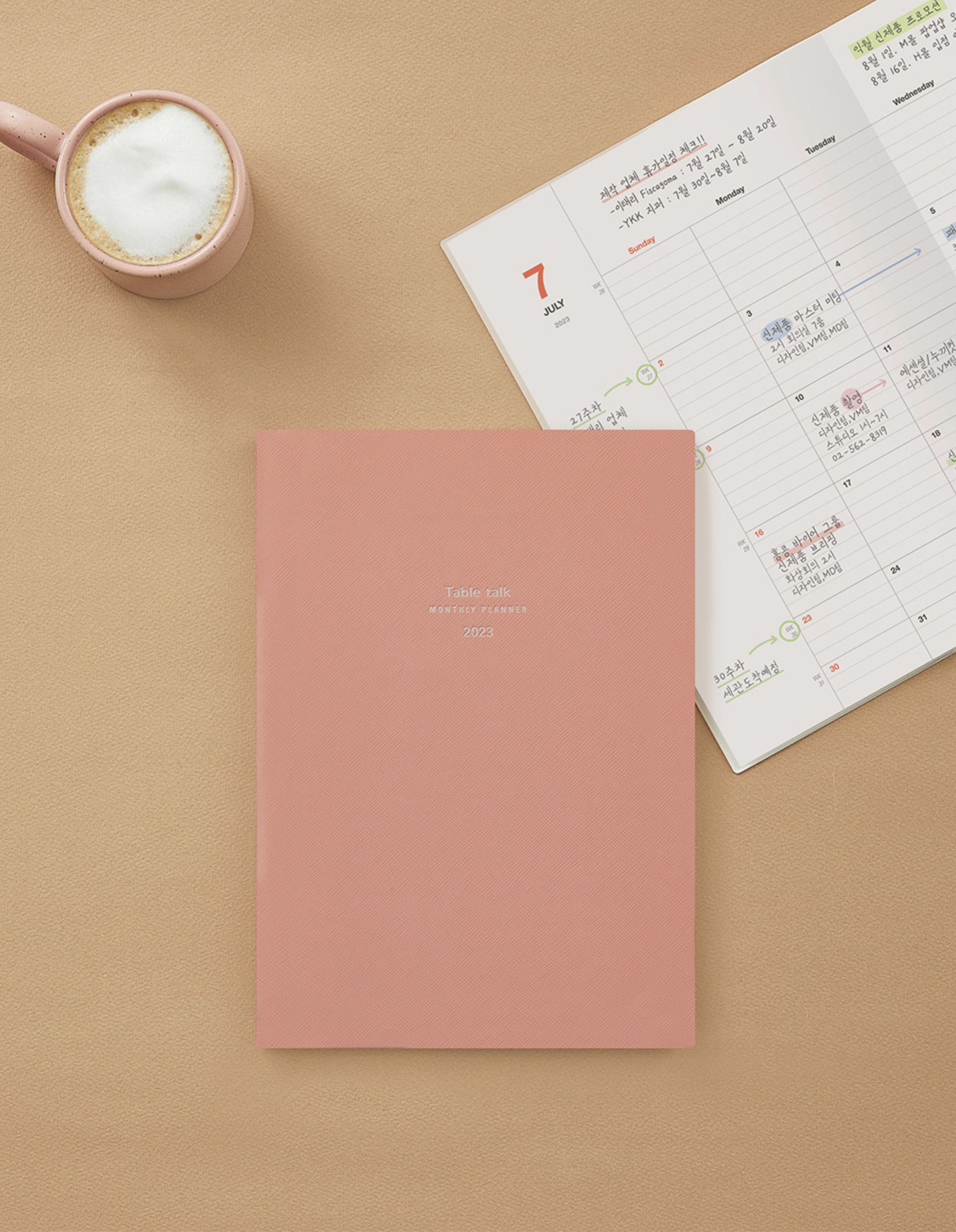 MochiThings: 2023 Large Table Talk Monthly Planner