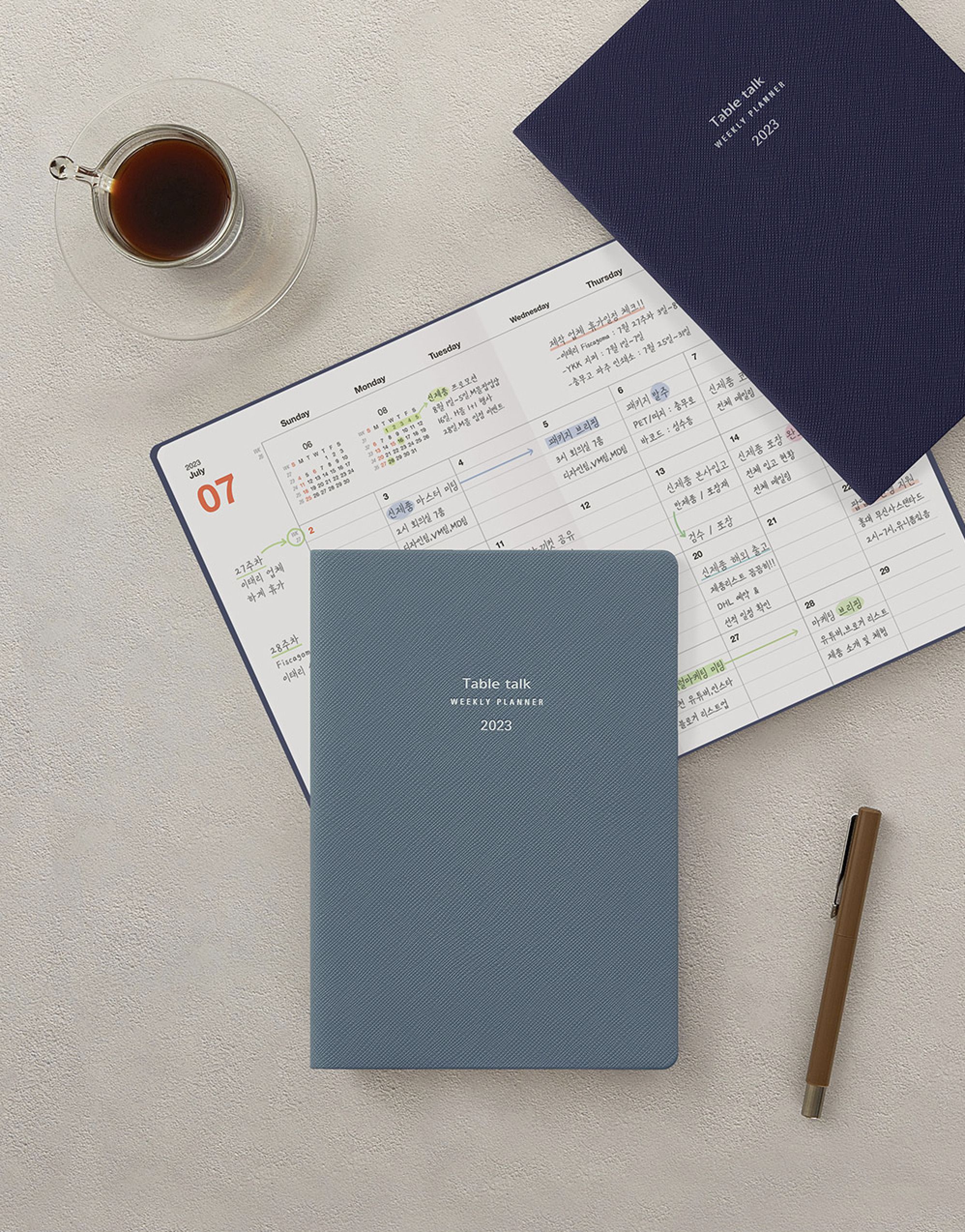 MochiThings: 2023 Small Table Talk Weekly Planner
