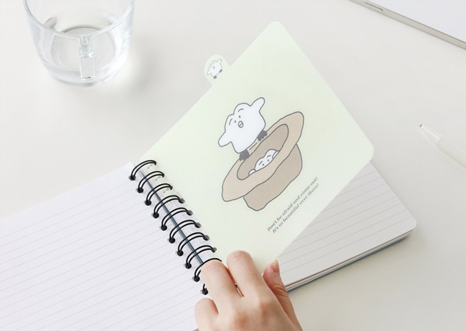 MochiThings: Brunch Brother Square Index Lined Notebook