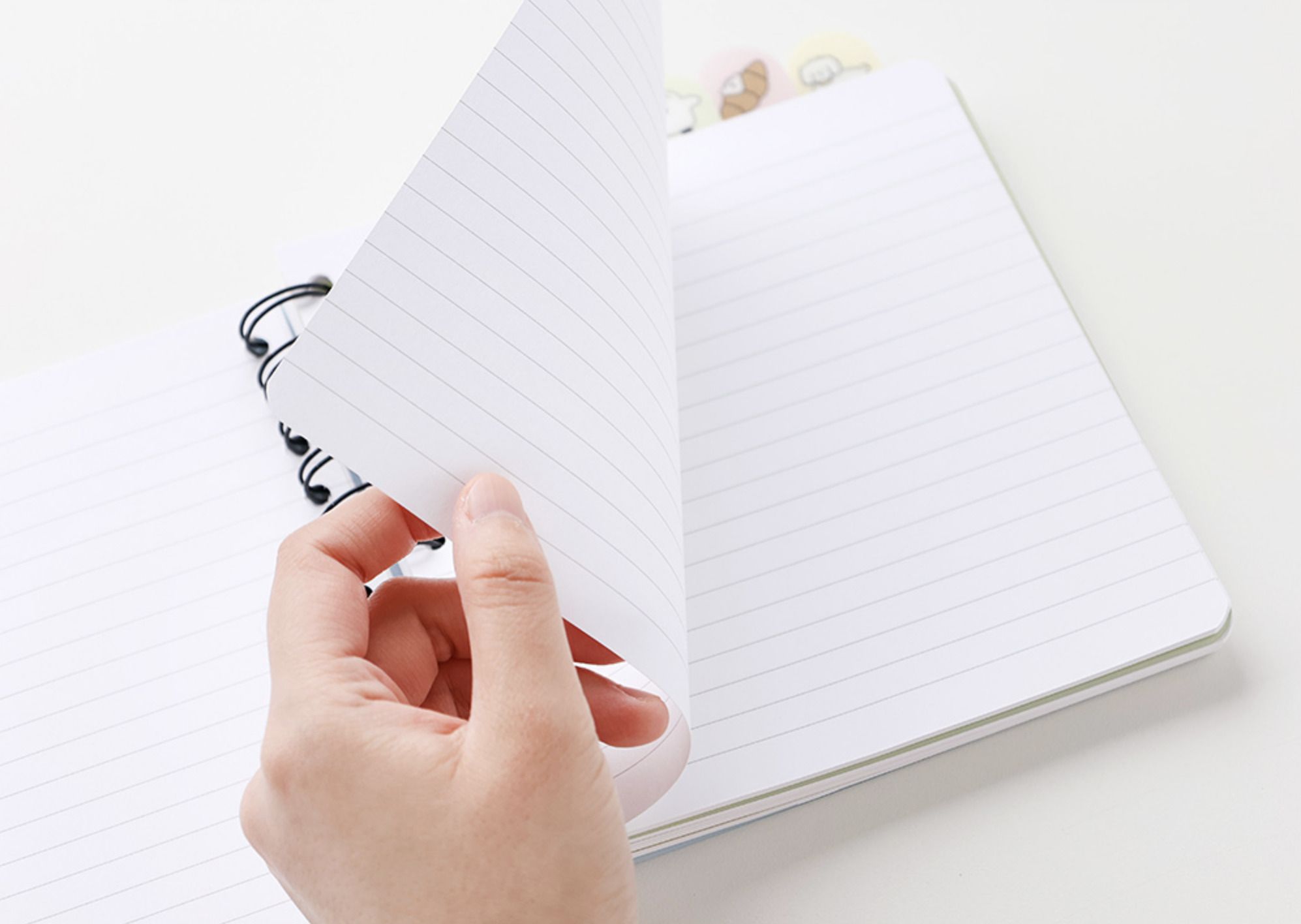MochiThings: Brunch Brother Square Index Lined Notebook
