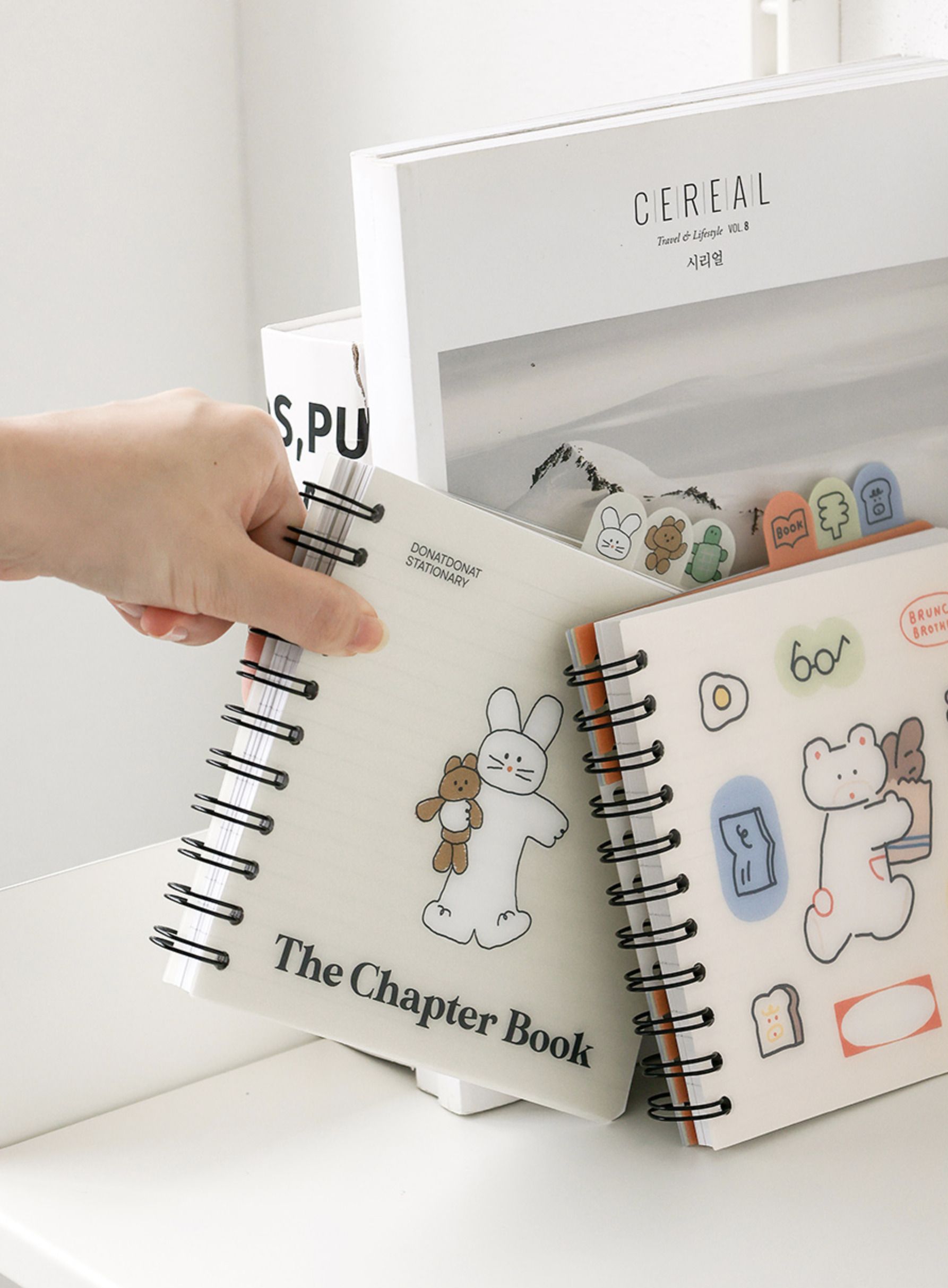 MochiThings: Brunch Brother Square Index Lined Notebook