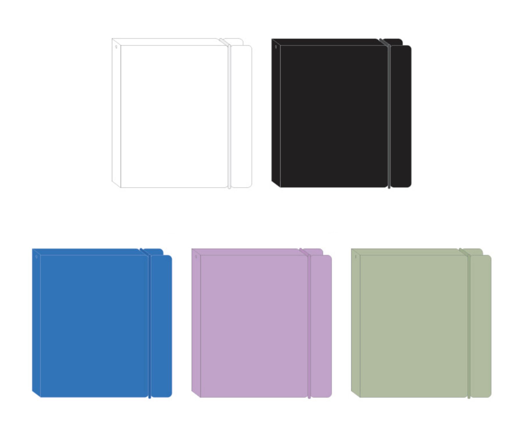 MochiThings: Colorful 6 Ring A6 Wide Binder