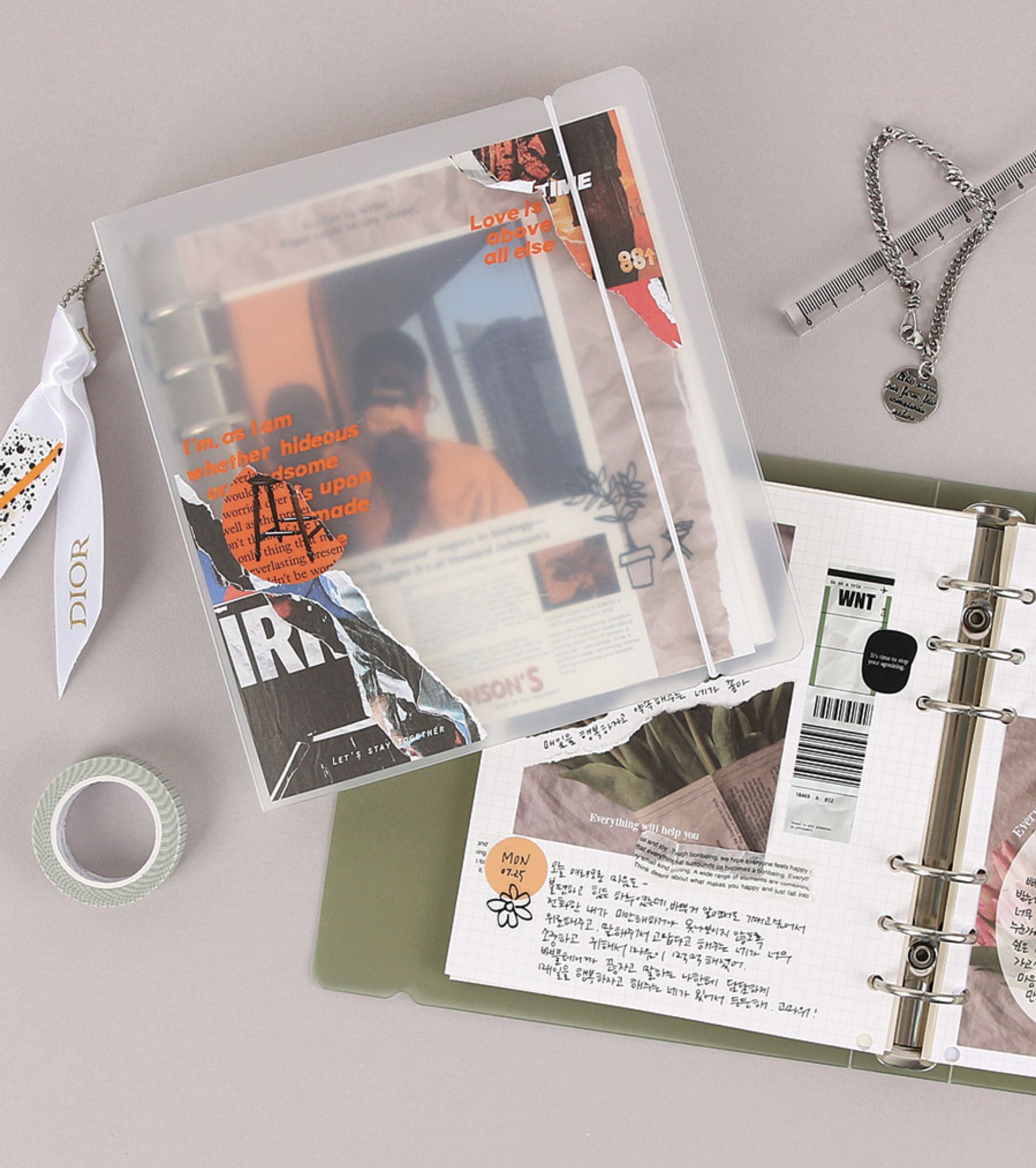 MochiThings: Colorful 6 Ring A6 Wide Binder