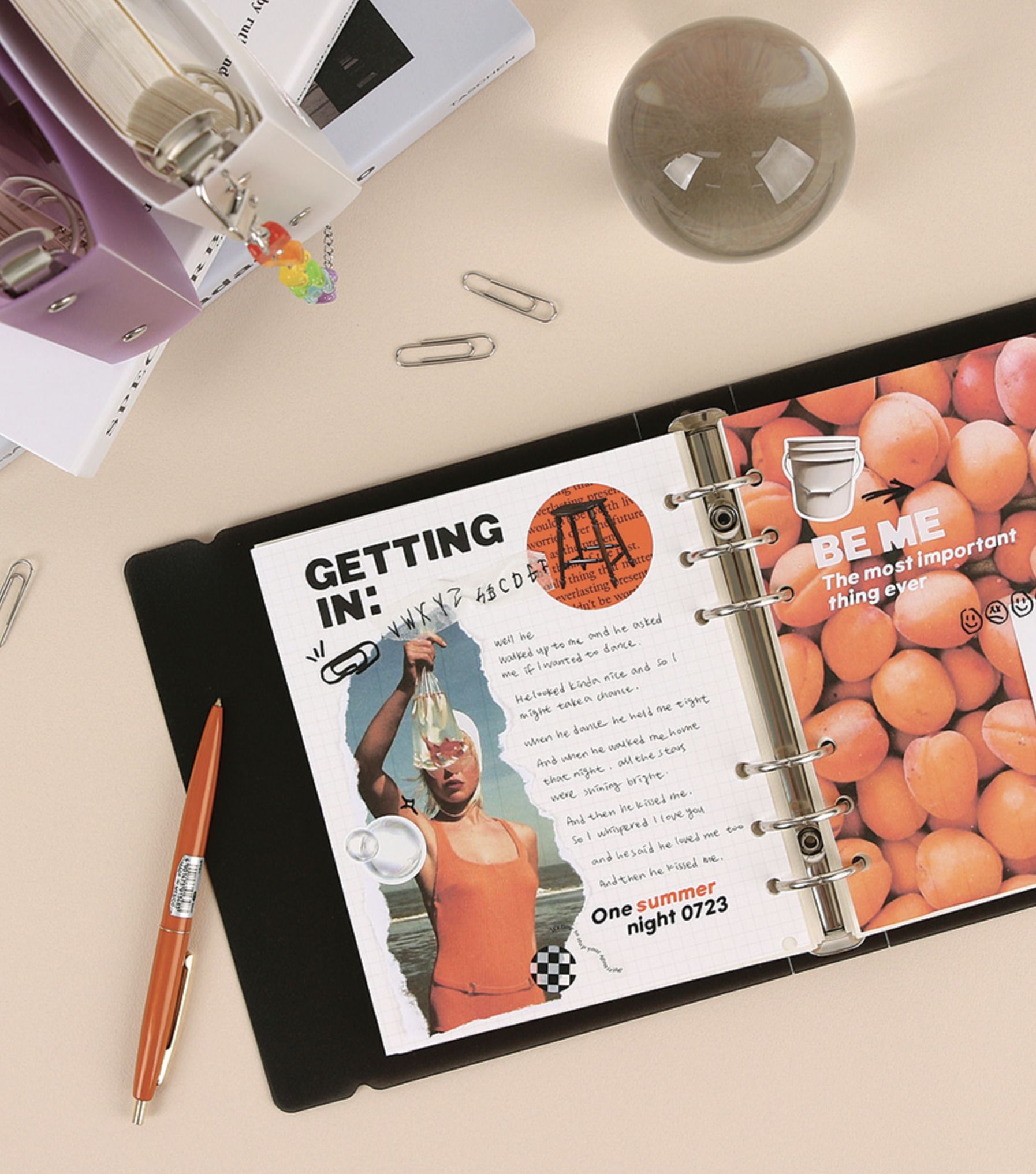 MochiThings: Colorful 6 Ring A6 Wide Binder