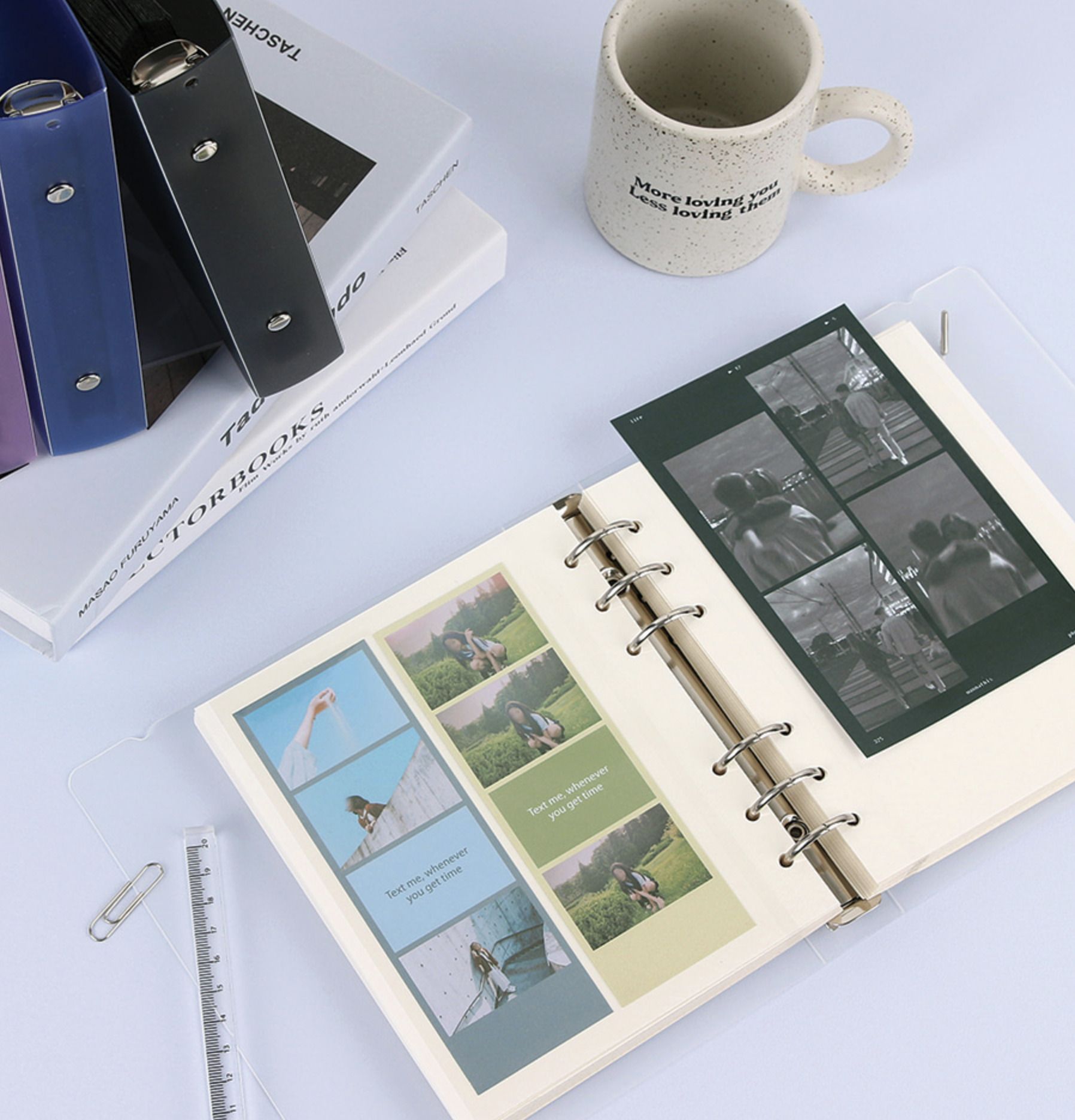 MochiThings: Self-adhesive 6 Ring A6 Wide Photo Album Refill