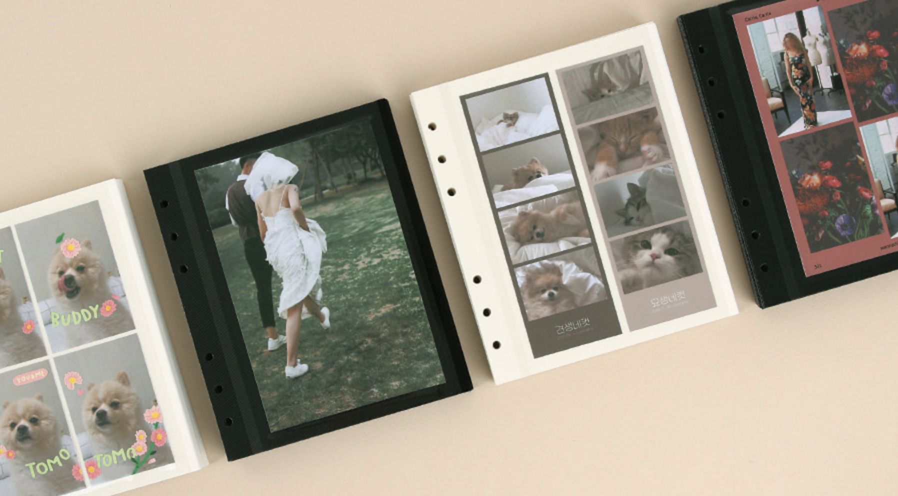 MochiThings: Self-adhesive 6 Ring A6 Wide Photo Album Refill