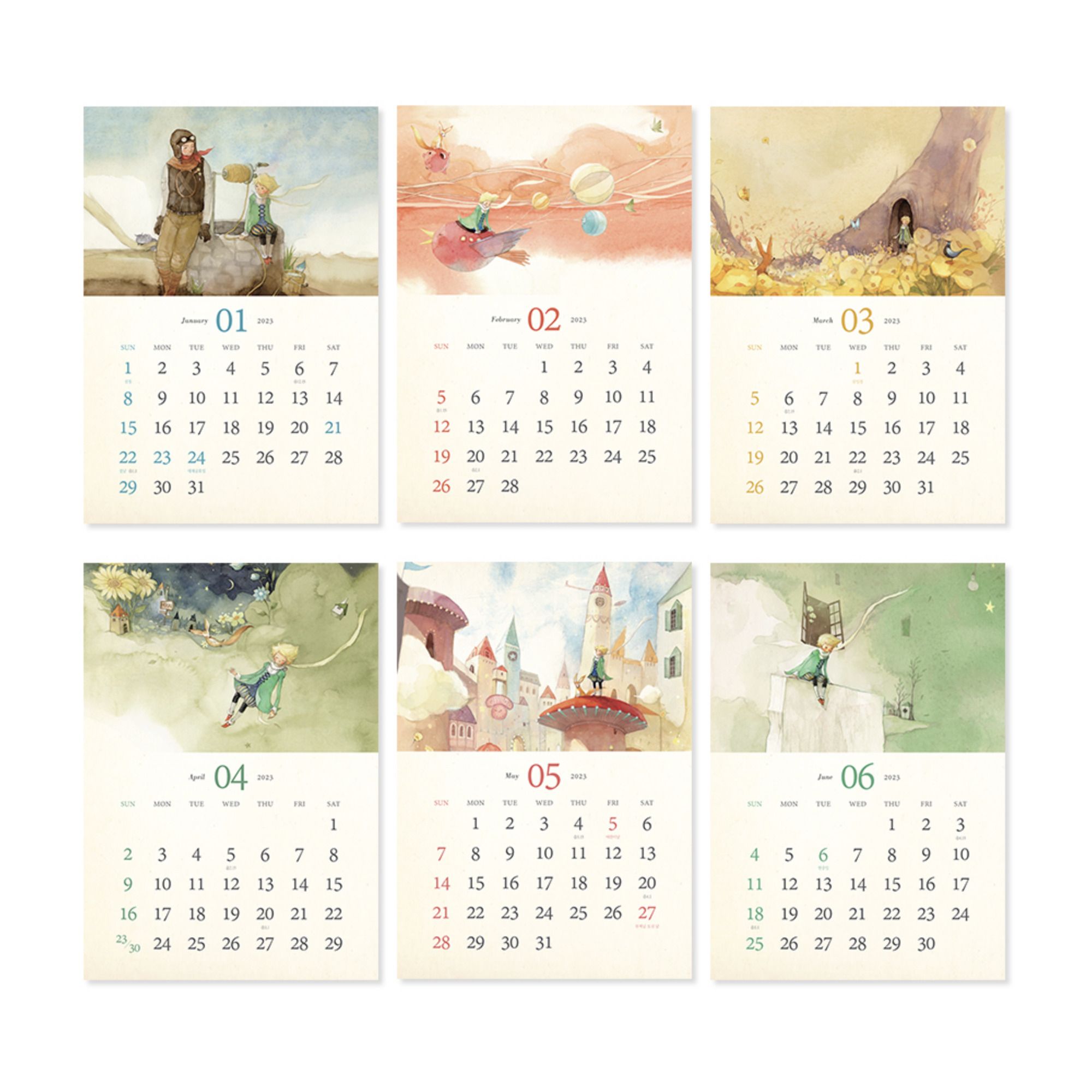 MochiThings: 2023 XL Prince Story Wall Calendar