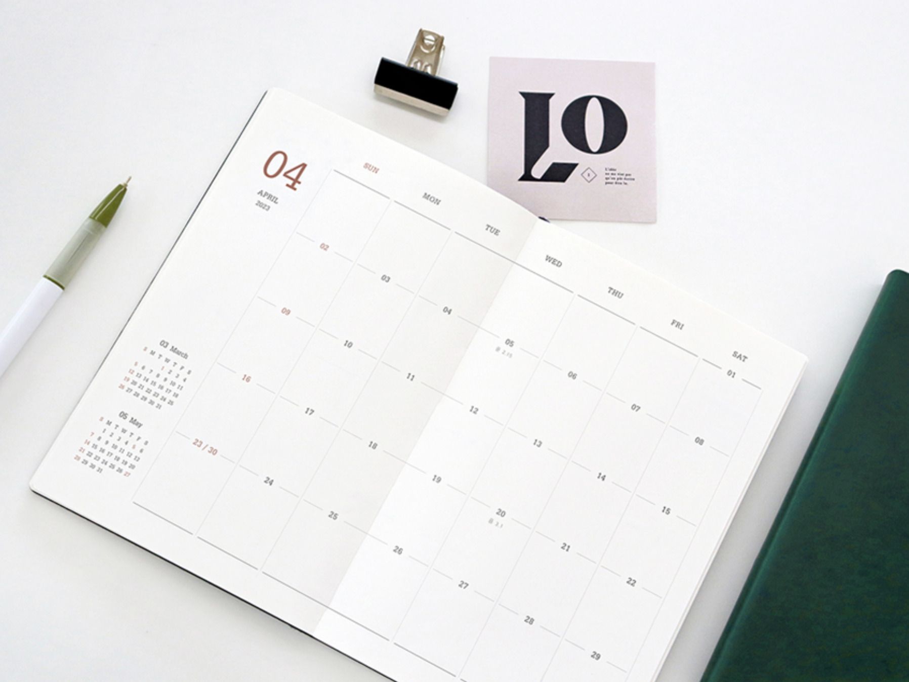MochiThings: 2023 Official Soft Monthly Planner