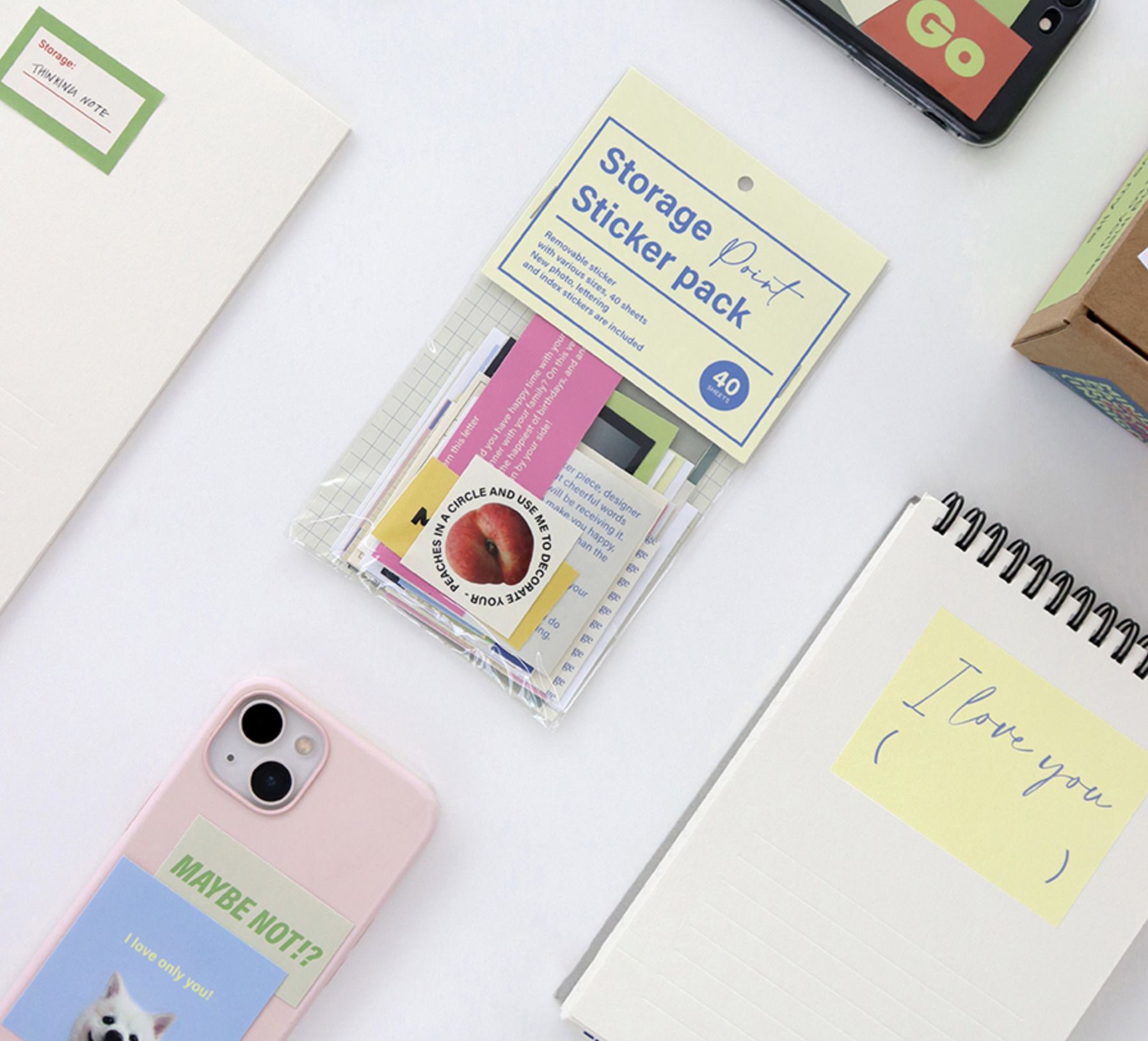 MochiThings: 40pcs Storage Point Sticker Set