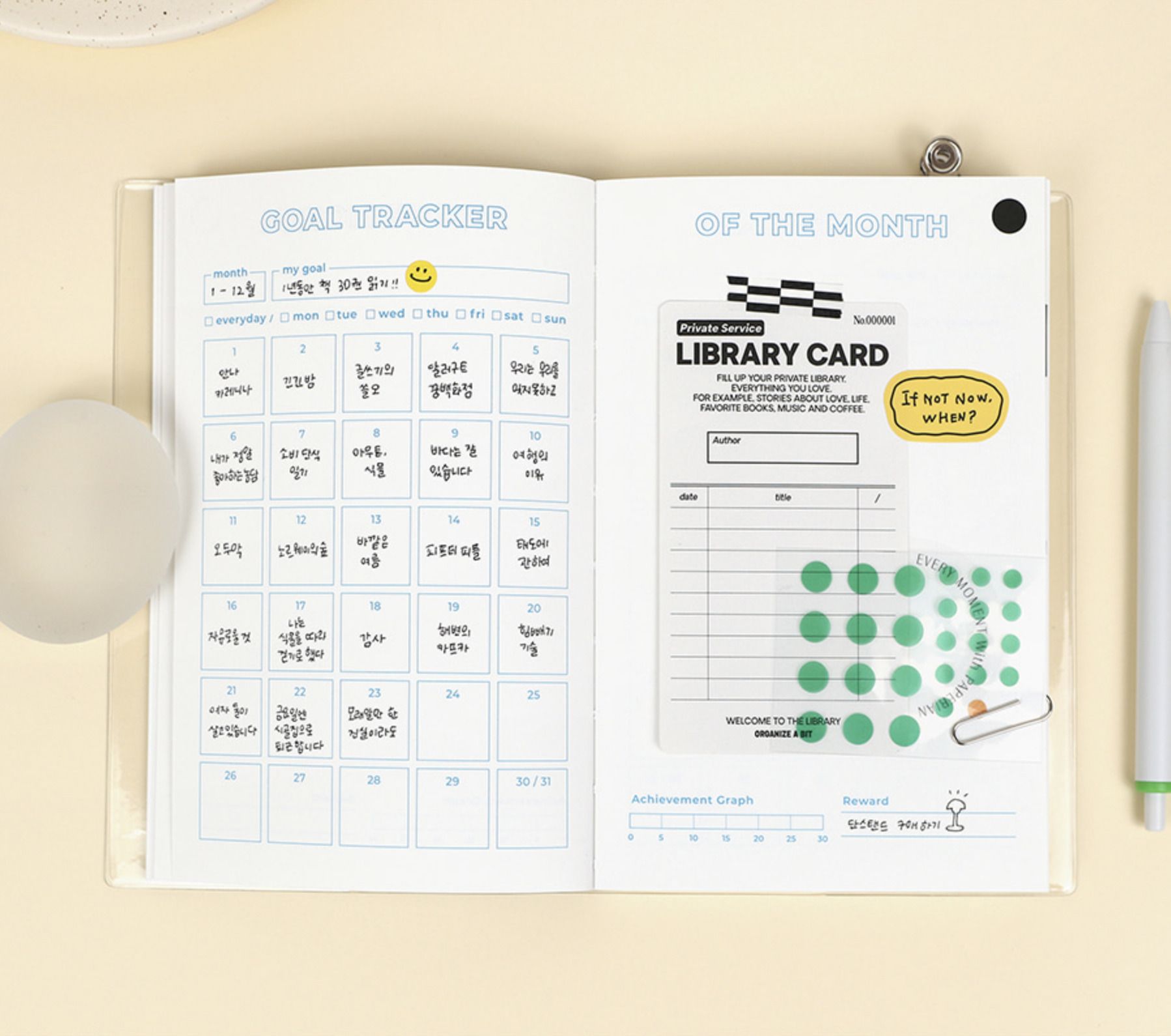 MochiThings: Goal Tracker Diary Planner