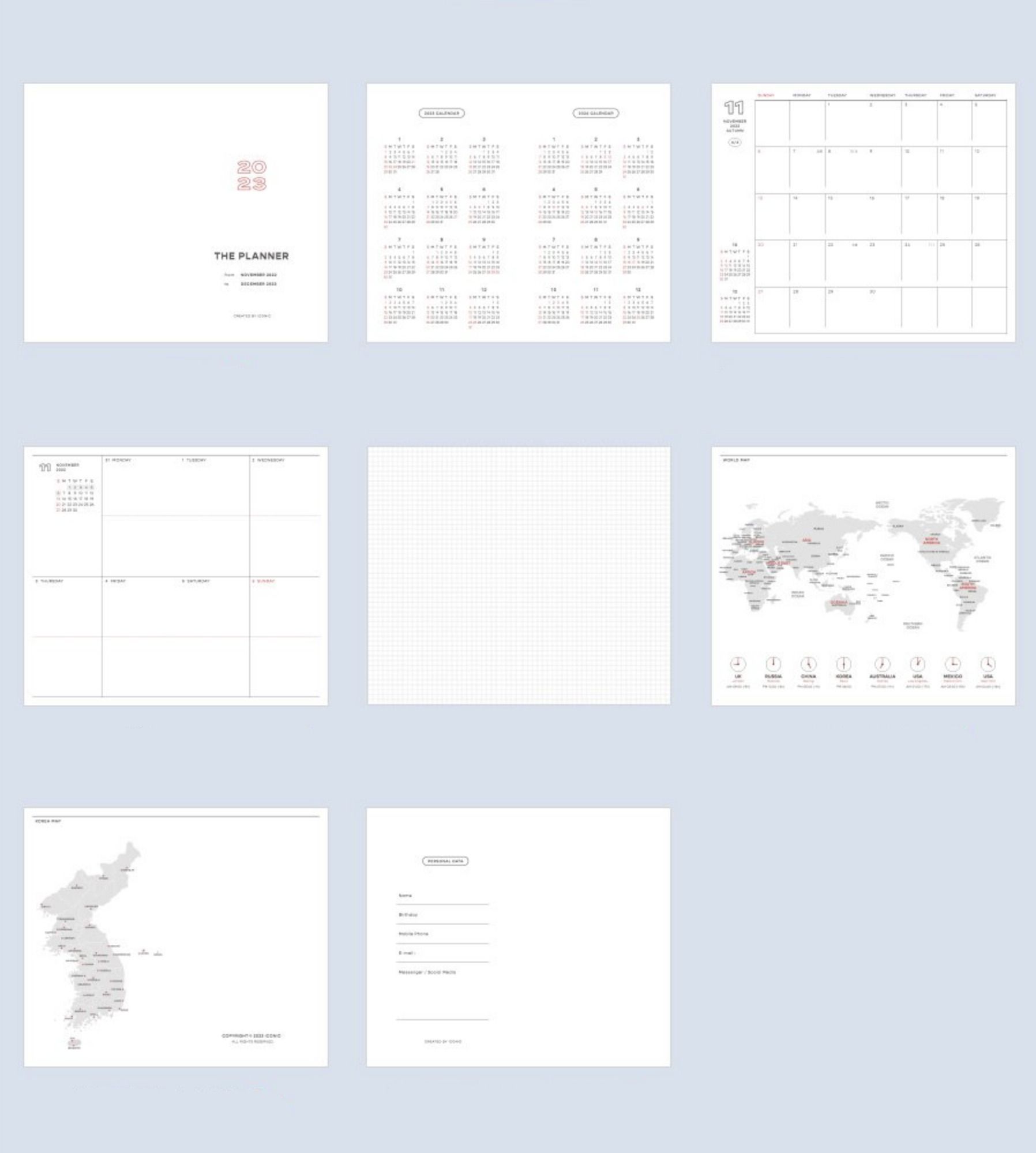 MochiThings: 2023 The Planner S