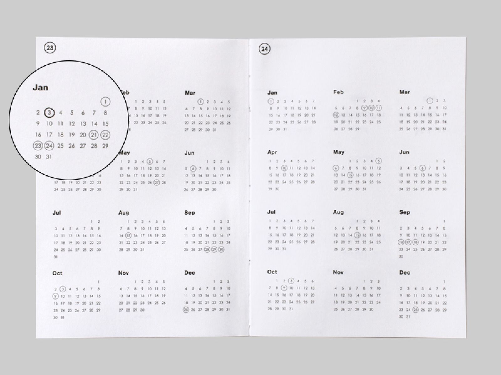 MochiThings: 2023 Ordinary Archive Weekly Planner