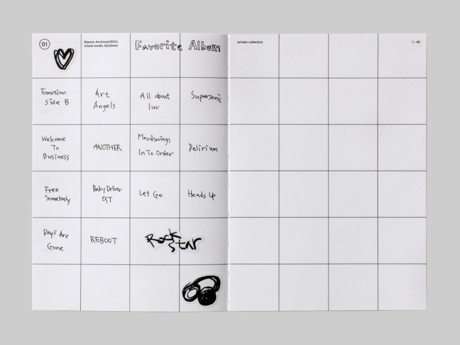MochiThings: 2023 Ordinary Archive Weekly Planner