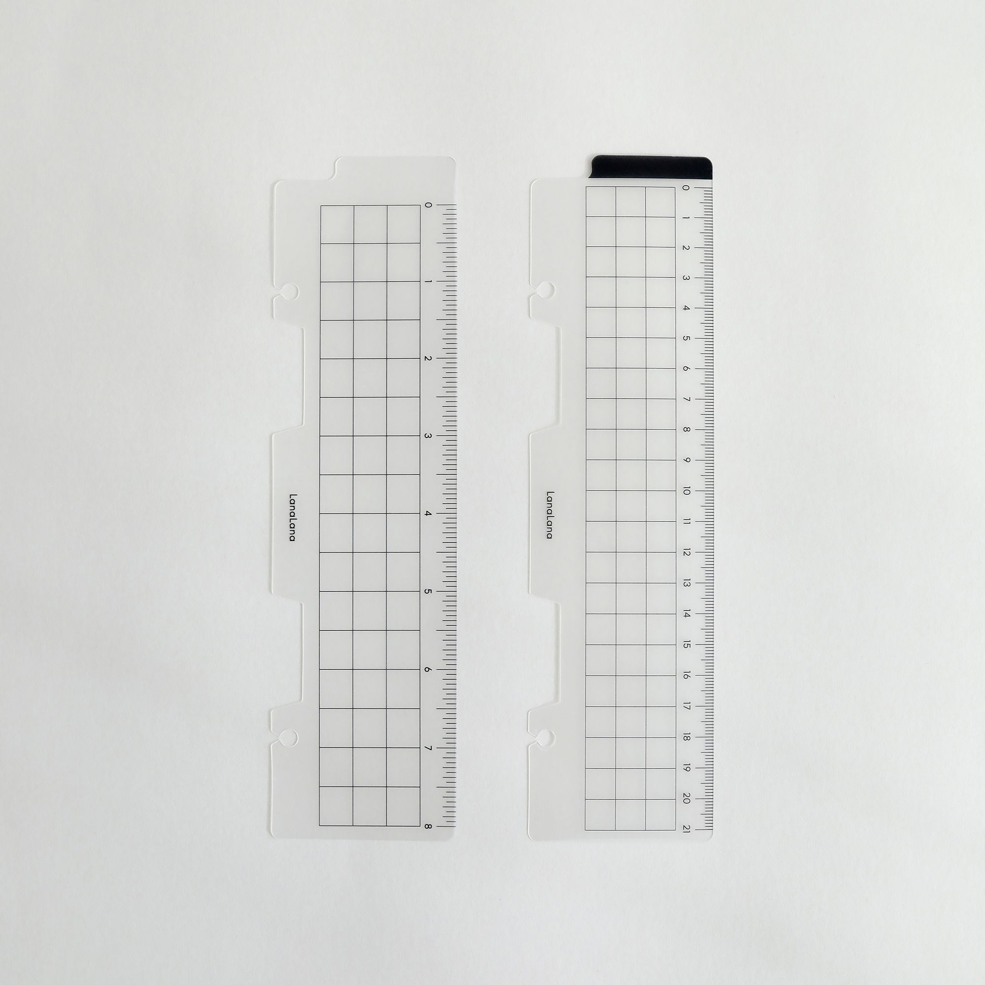 MochiThings: Translucent 6 Ring A5 Bookmark Ruler Set