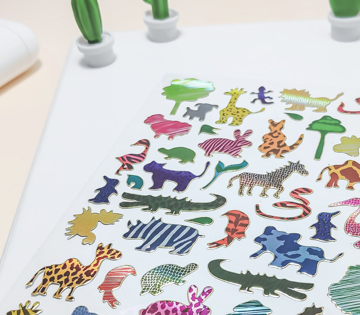MochiThings: Hologram Animal PVC Sticker