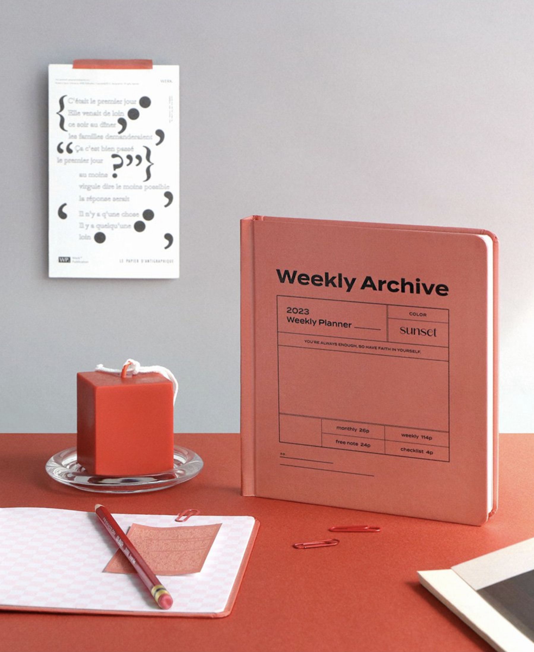 MochiThings: 2023 Weekly Archive Square Planner