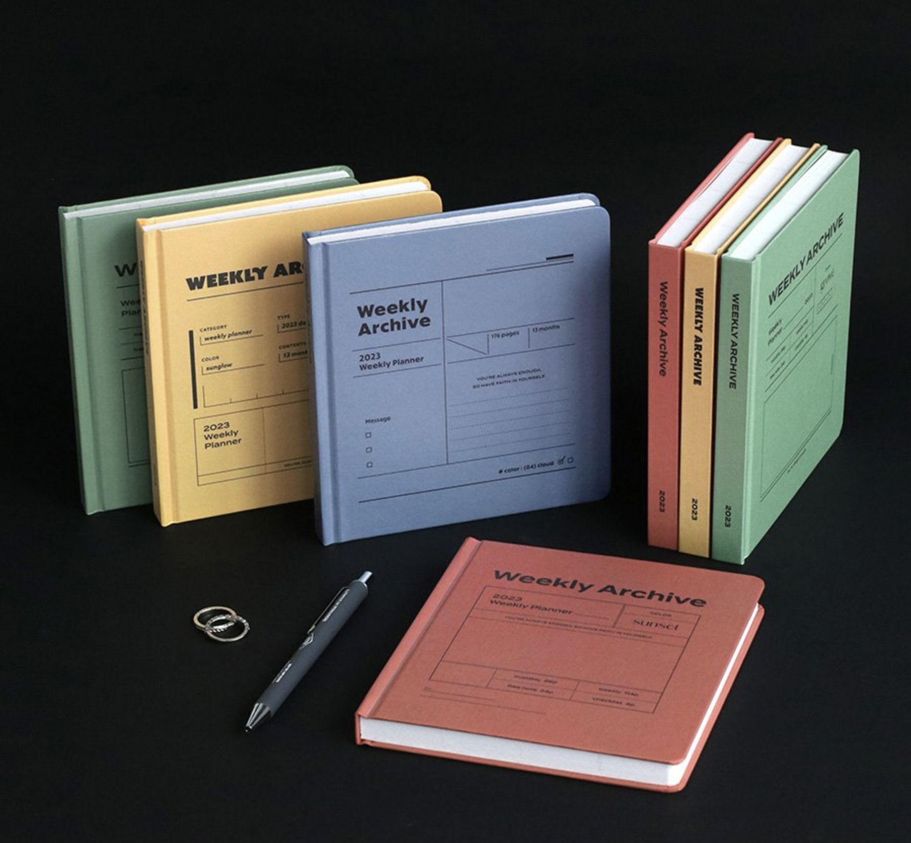 MochiThings: 2023 Weekly Archive Square Planner