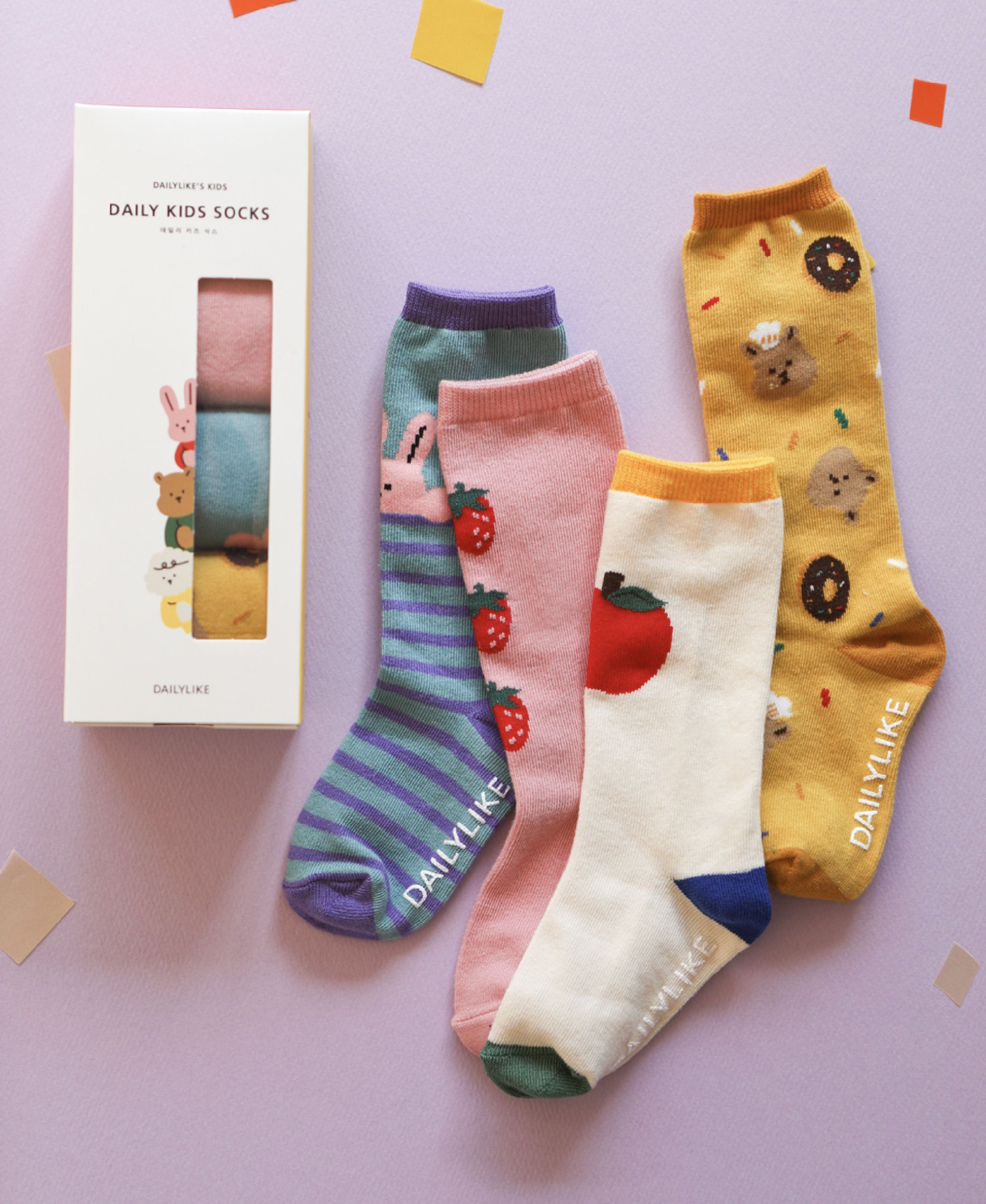 MochiThings: 4pcs Dailylike Kids Knee Socks Set