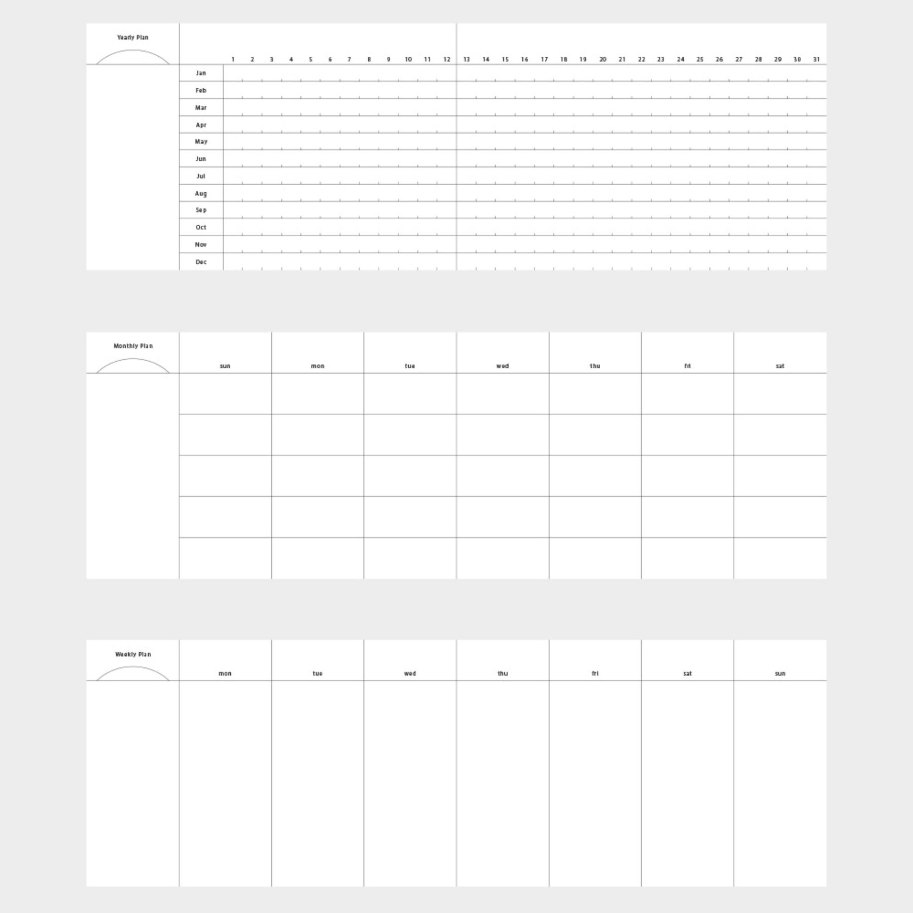MochiThings: The Scenery Wide Weekly Planner