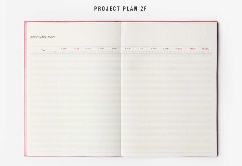 MochiThings: 2015 Table Talk B5 Monthly Planner