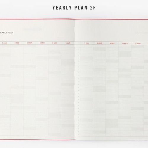 MochiThings: 2015 Table Talk B5 Monthly Planner