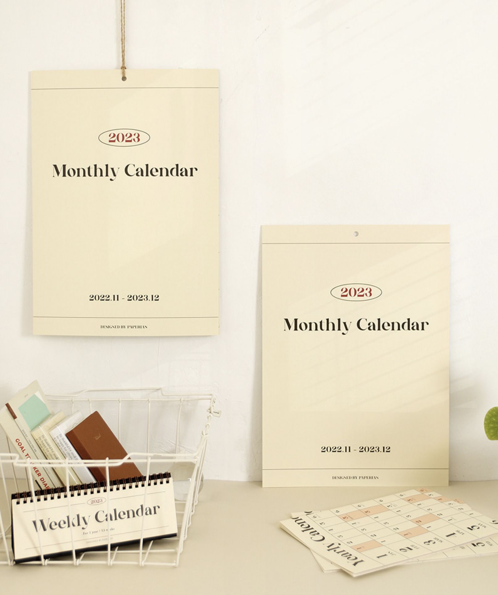 MochiThings: 2023 XL Retro Wall Calendar