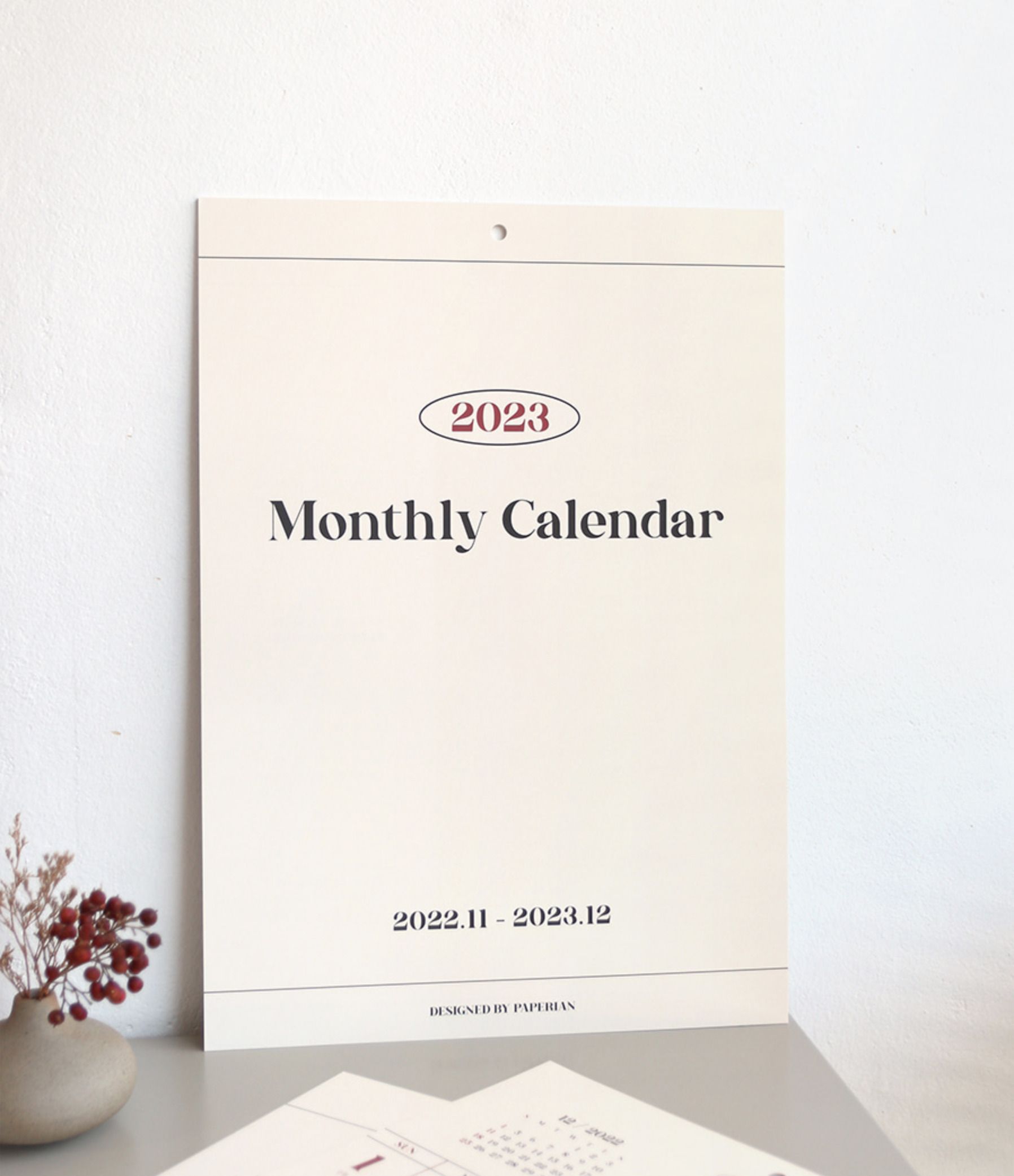 MochiThings: 2023 XL Retro Wall Calendar