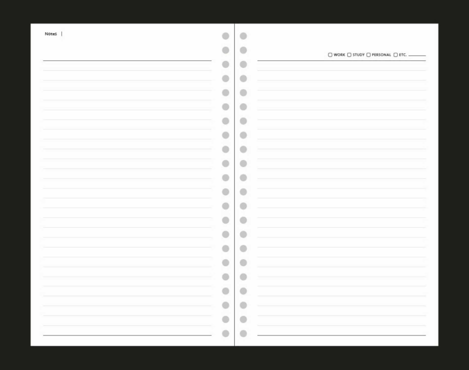 MochiThings: Archive Weekly Pocket Planner
