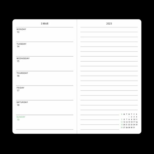 MochiThings: 2023 Plan Book S Weekly Planner