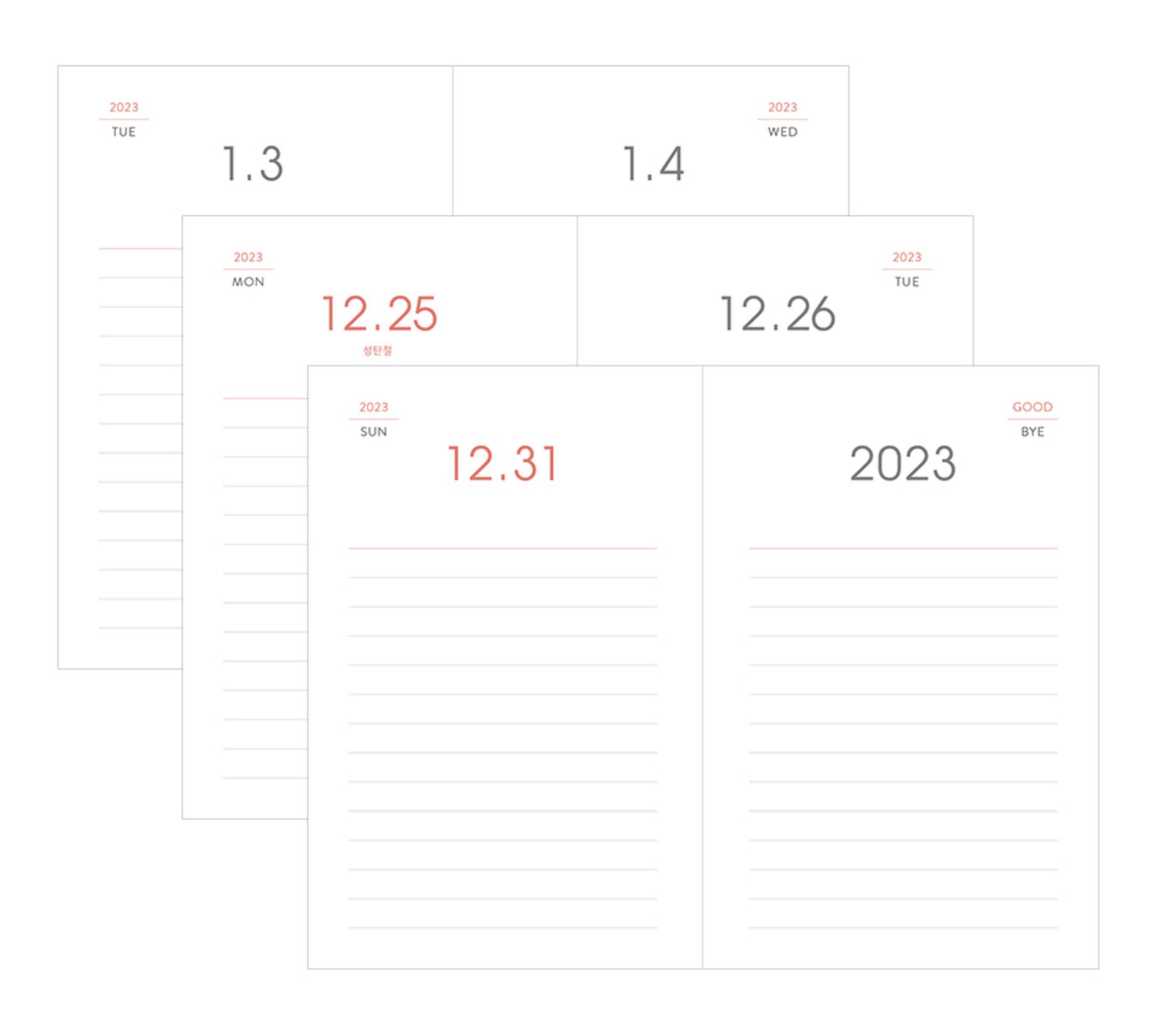 MochiThings: 2023 Prism 365 Days Daily Planner