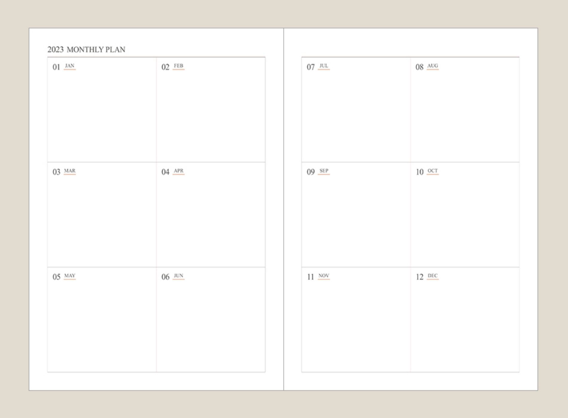 MochiThings: 2023 Big Official Weekly Scheduler