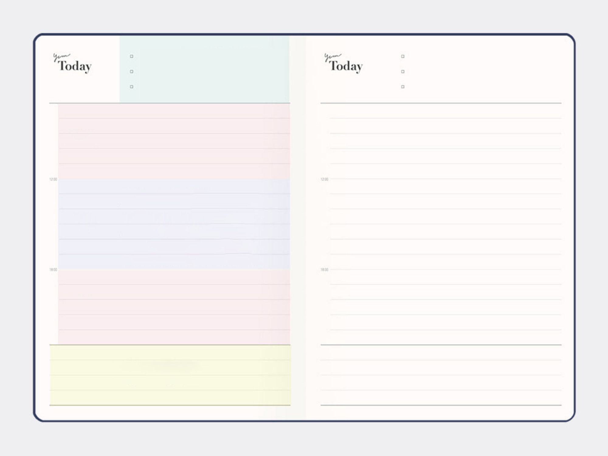 MochiThings: Your Daily Log B6 Semi Year Planner