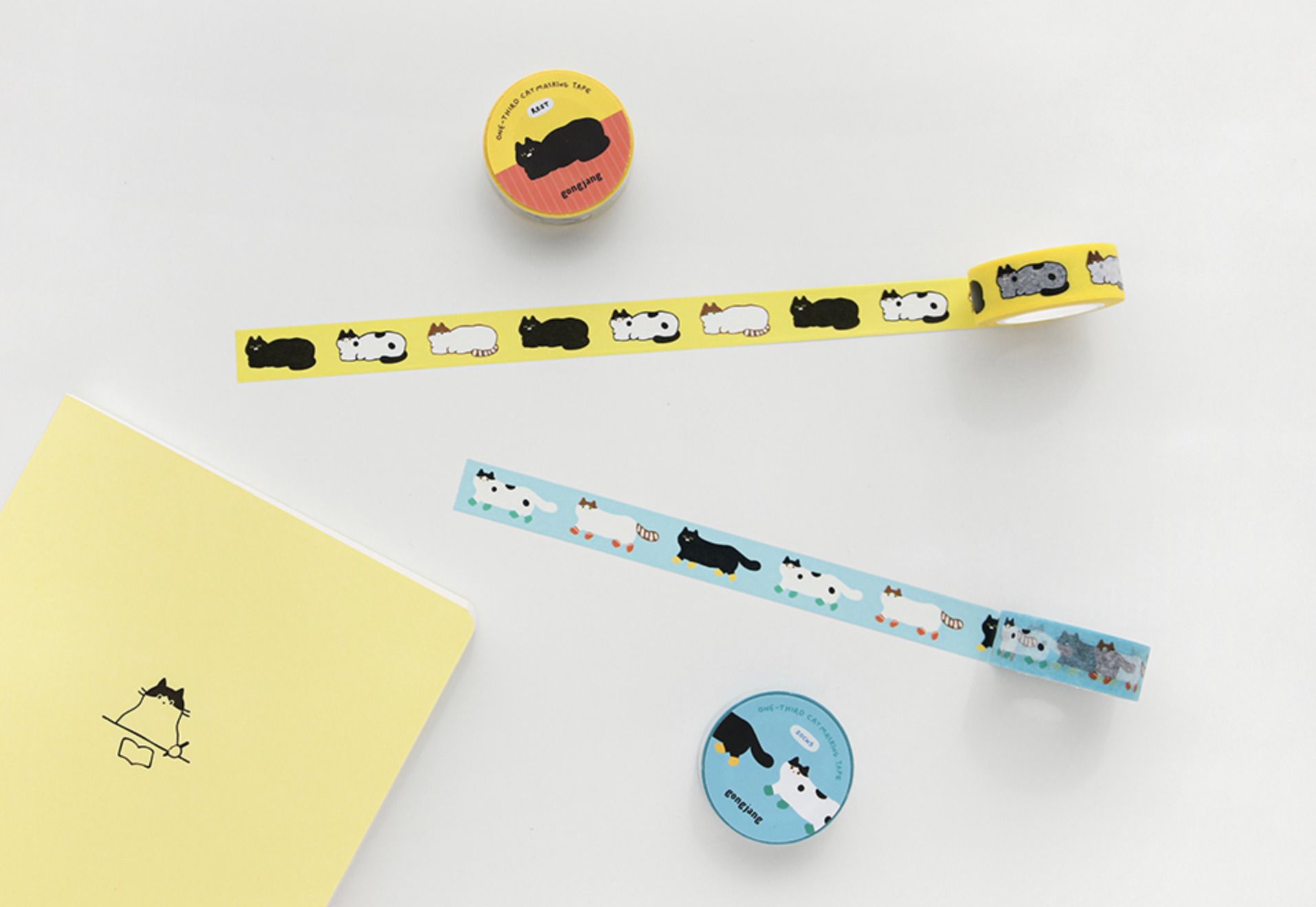 MochiThings: Cat Illustration Masking Tape