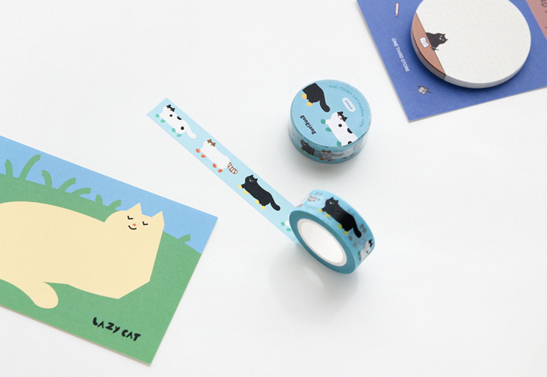 MochiThings: Cat Illustration Masking Tape