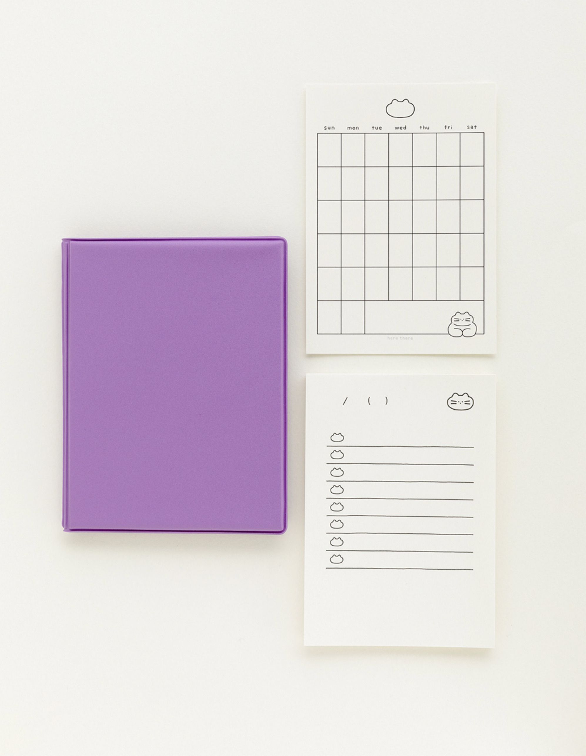 MochiThings: Mini Cat Notepad Organizer