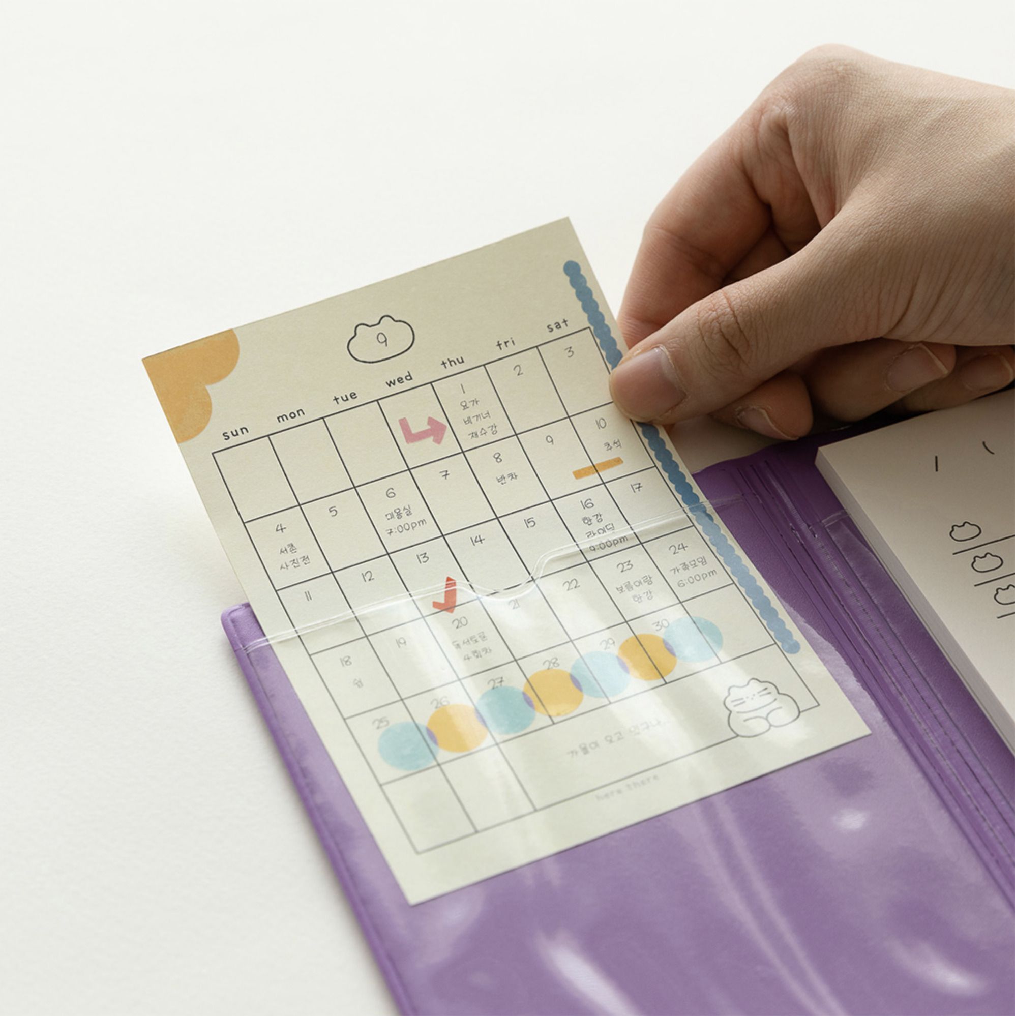 MochiThings: Mini Cat Notepad Organizer