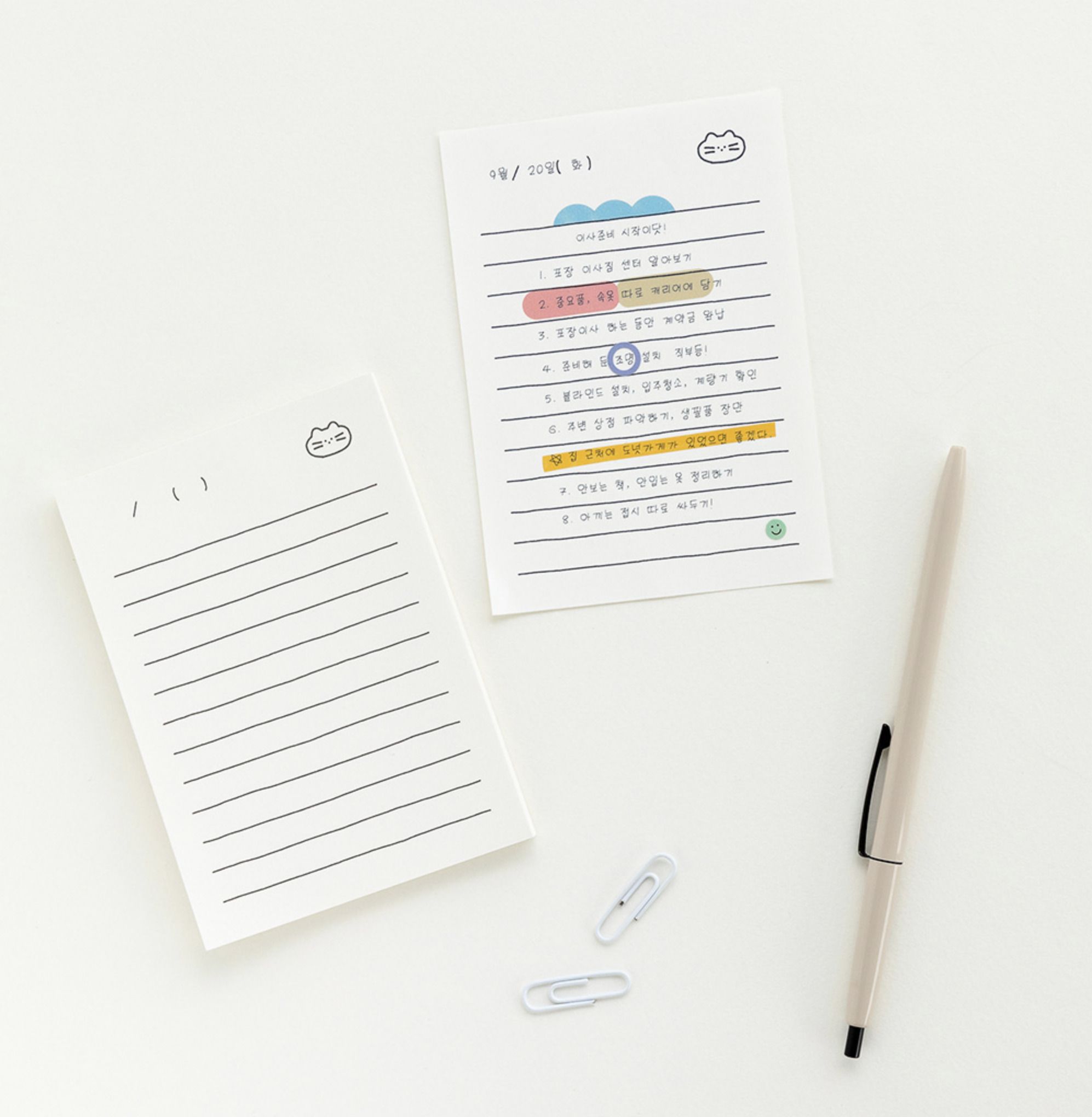 MochiThings: Mini Cat Notepad