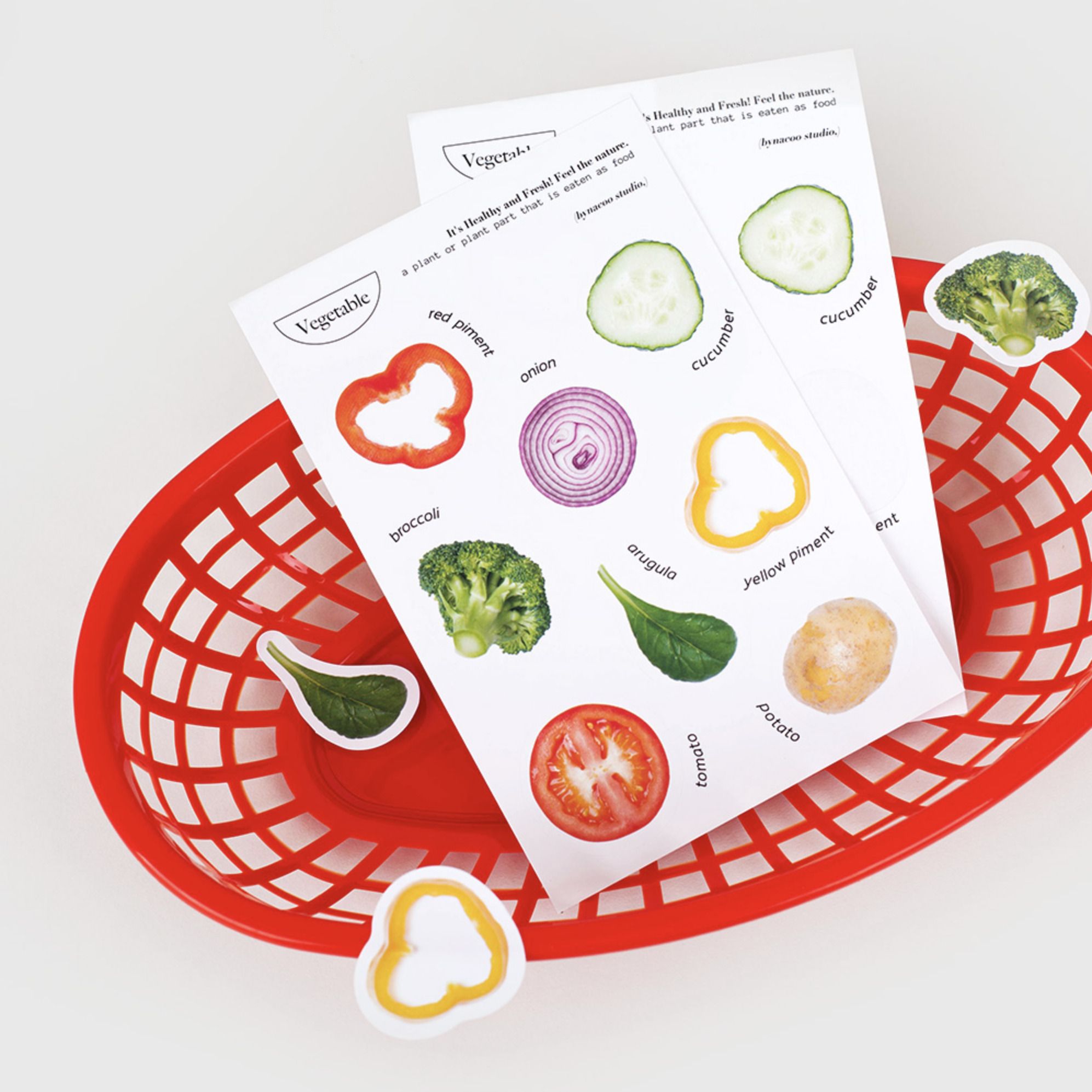 MochiThings: 6pcs Retro Object Sticker Set