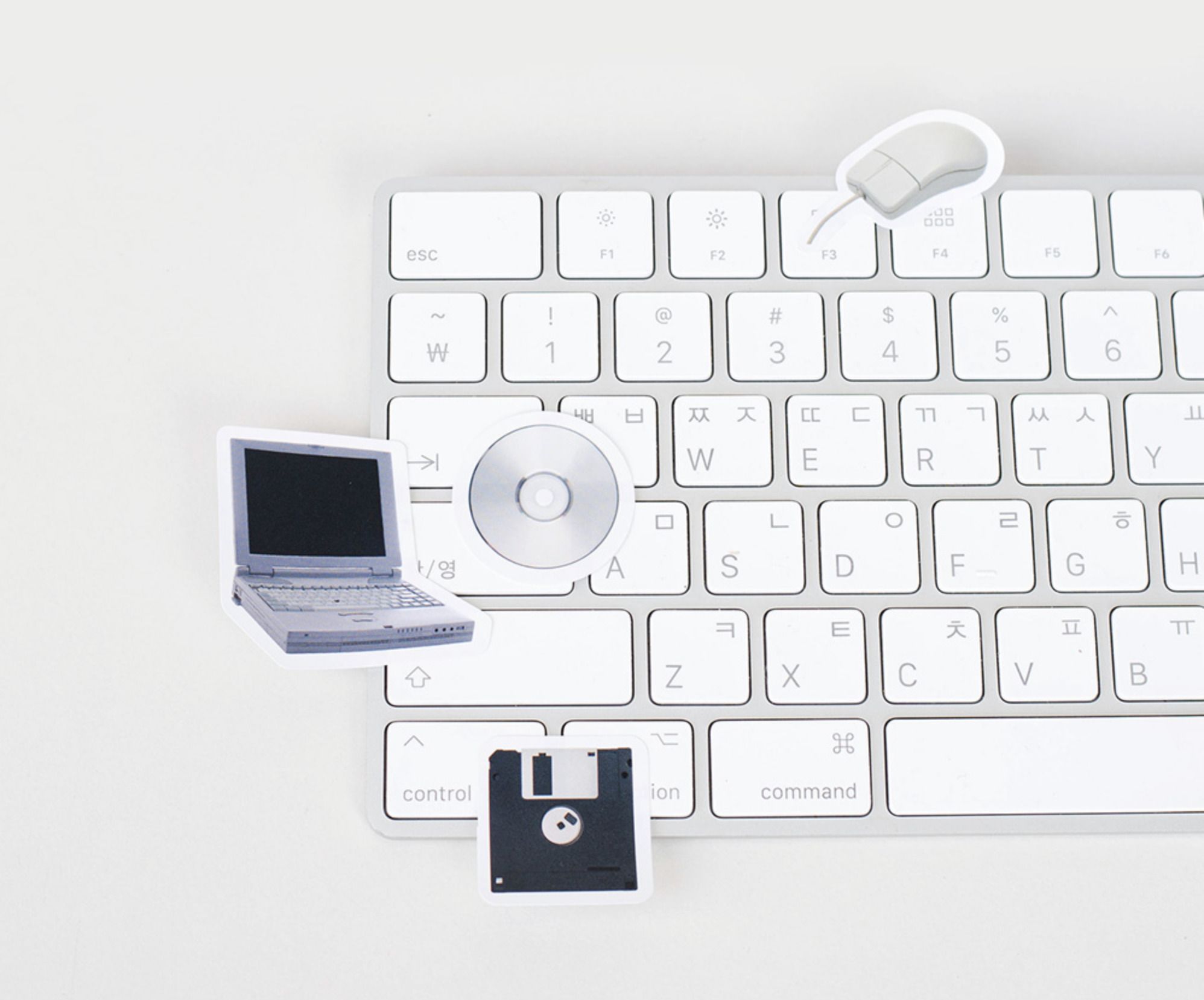 MochiThings: 6pcs Retro Object Sticker Set