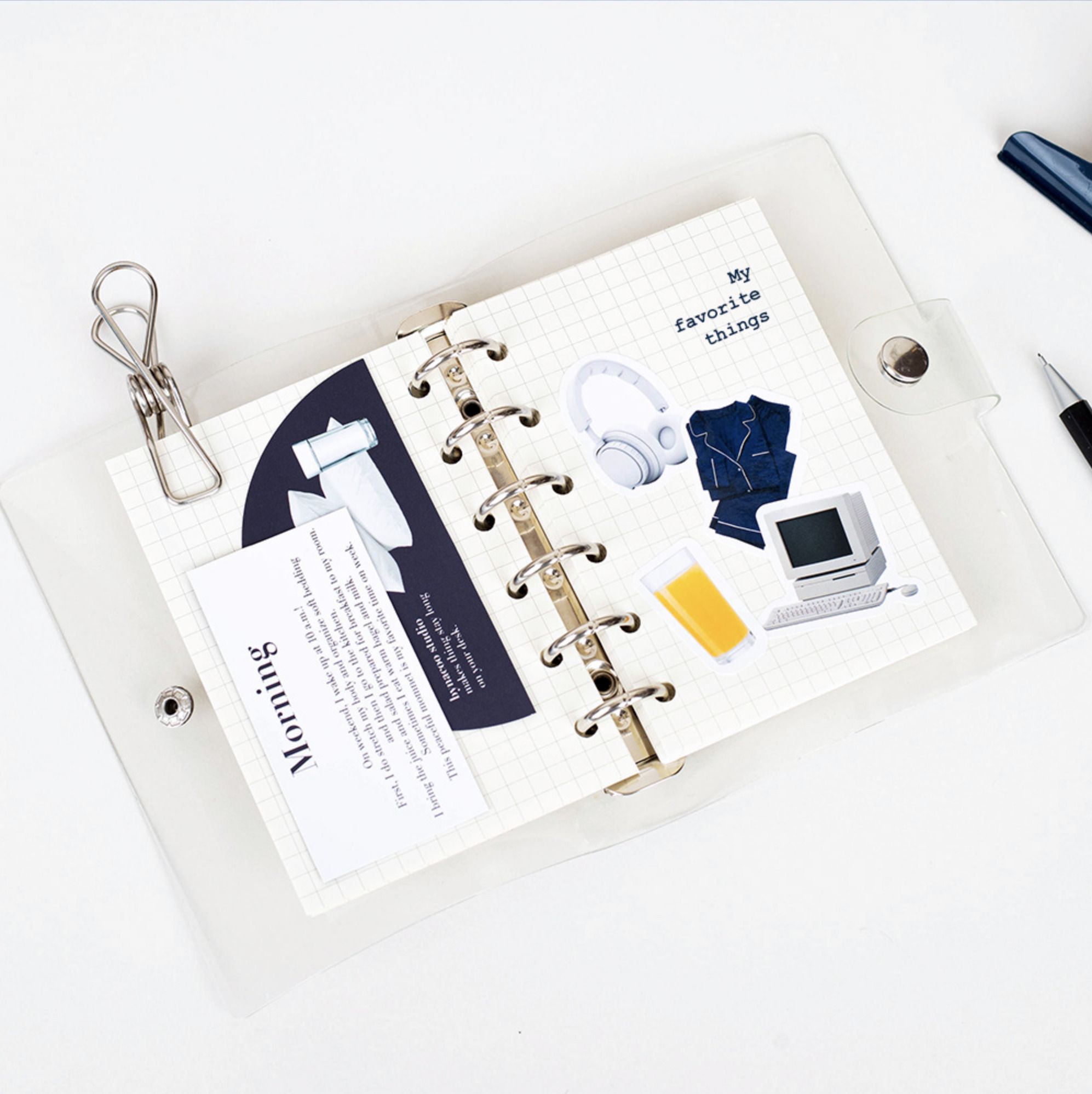 MochiThings: 6pcs Retro Object Sticker Set