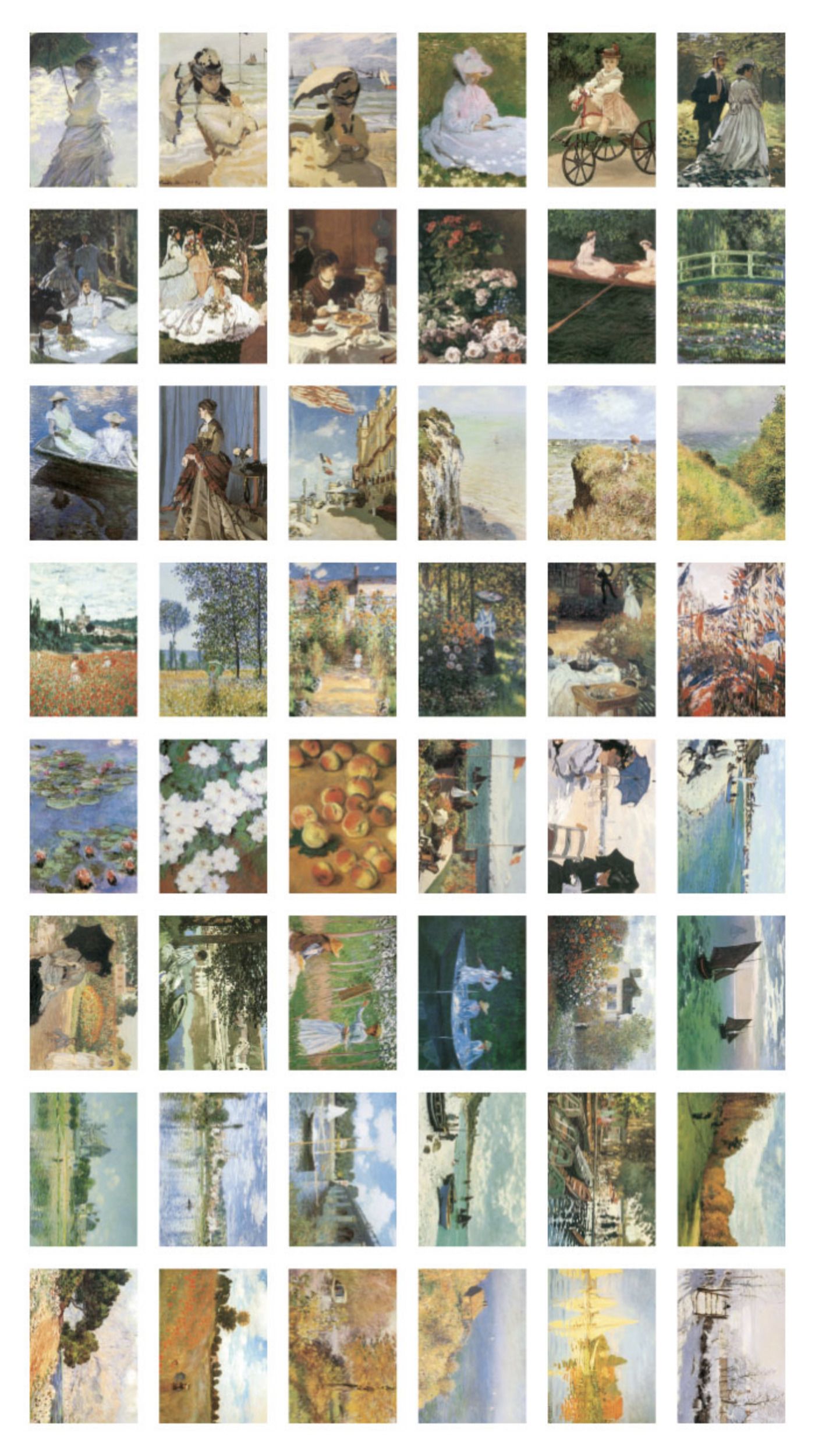 MochiThings: 48pcs Monet Label Sticker Set v1