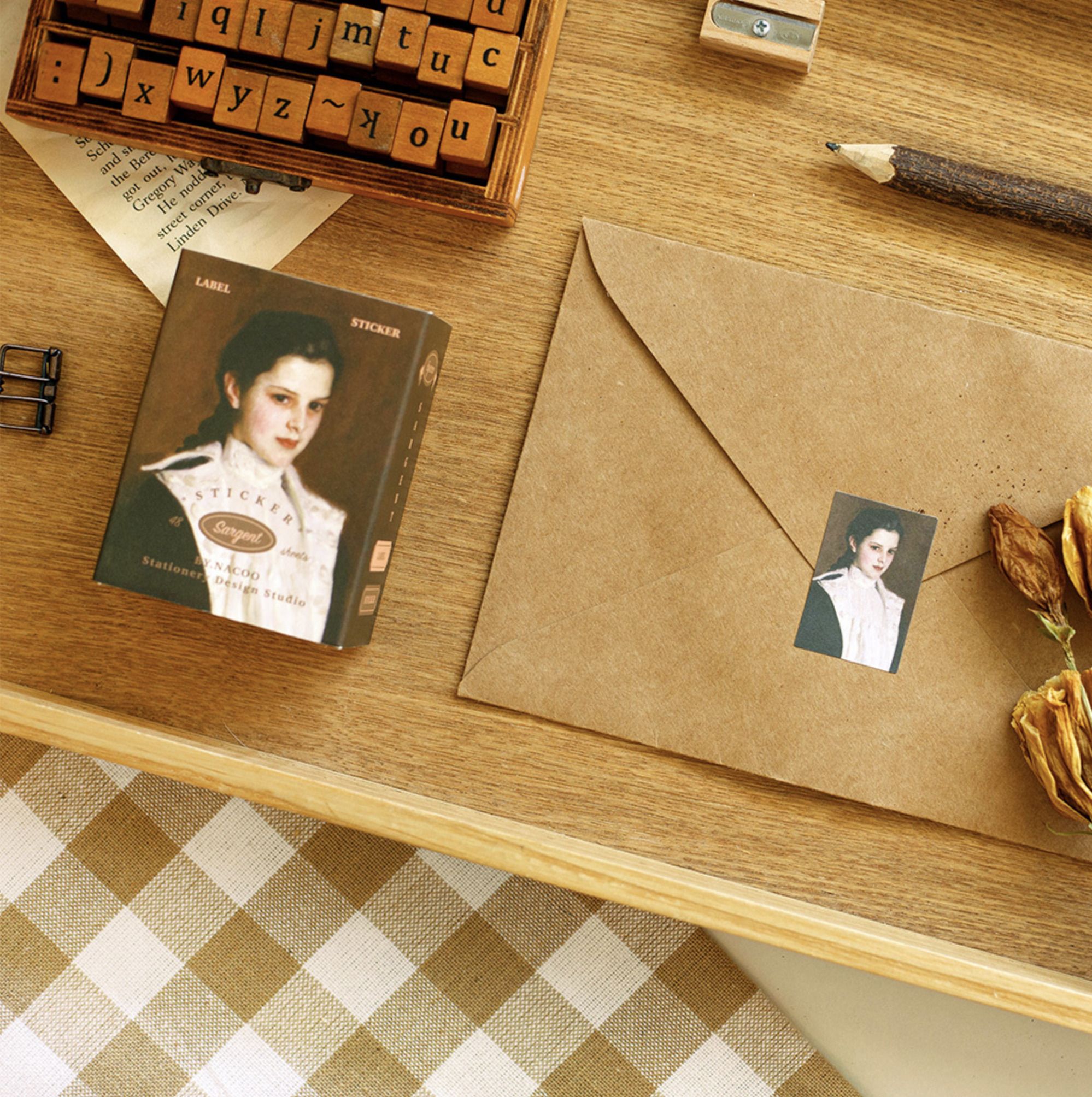 MochiThings: 48pcs Sargent Label Sticker Set