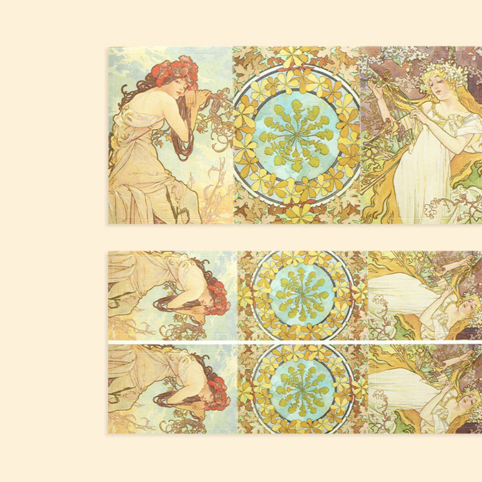 MochiThings: 48pcs Mucha Label Sticker Set