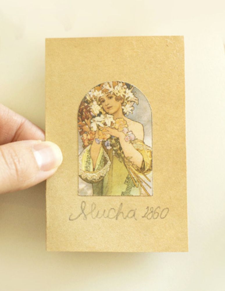 MochiThings: 48pcs Mucha Label Sticker Set