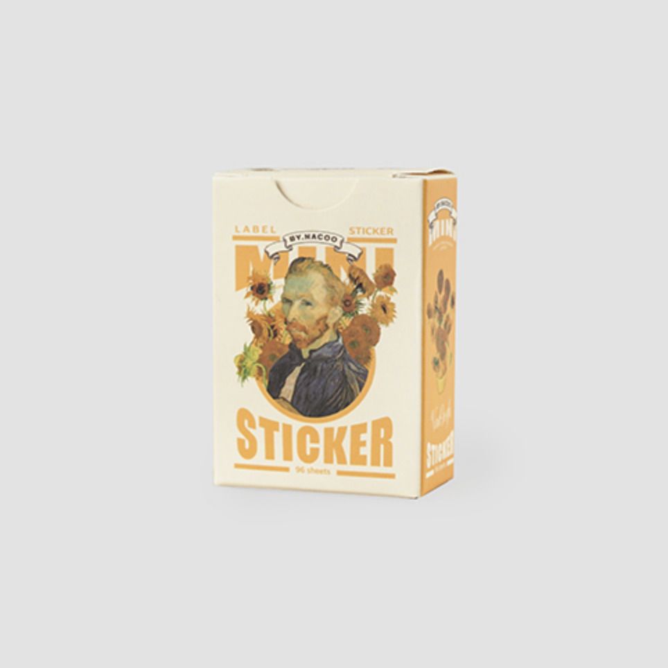 MochiThings: 48pcs Van Gogh Label Sticker Set