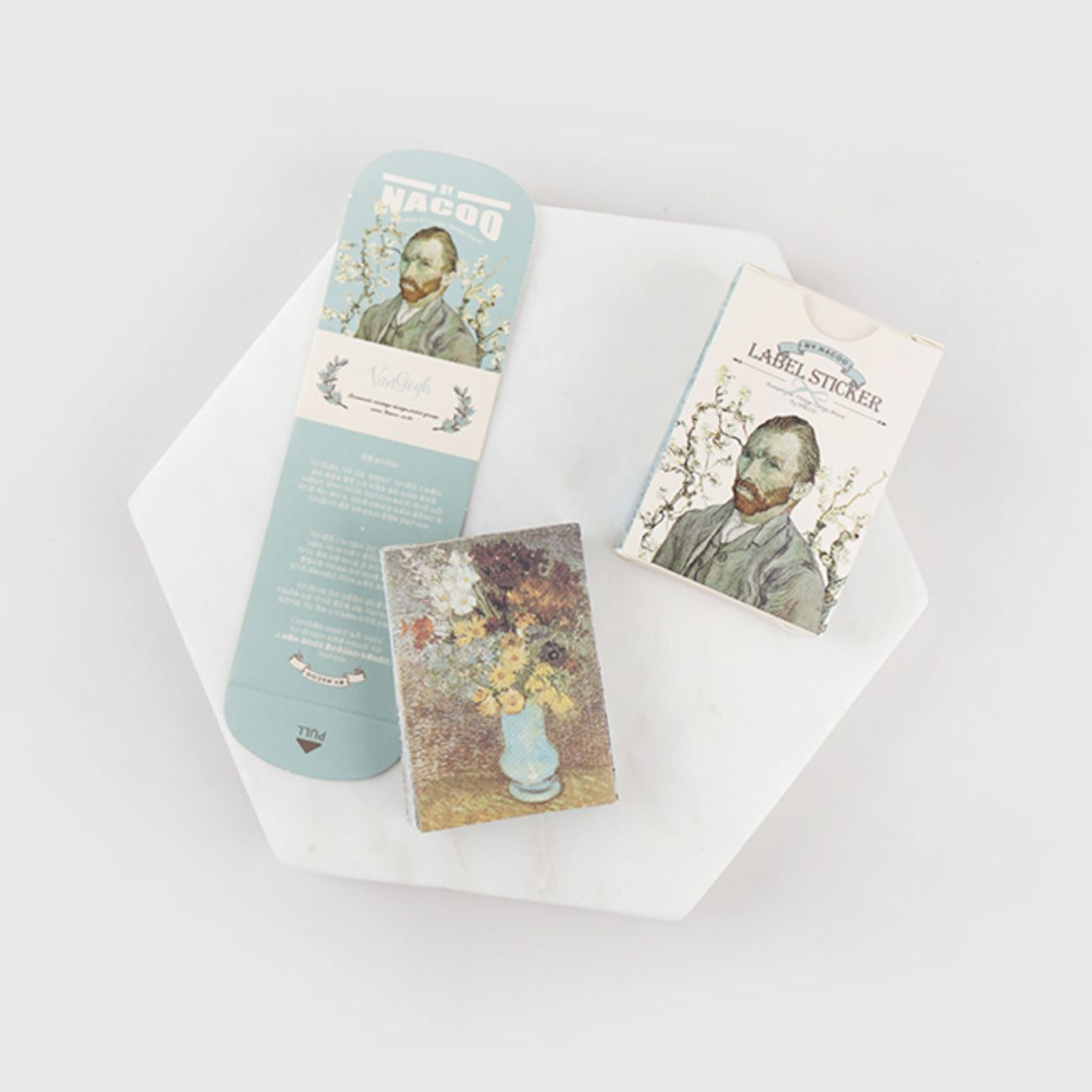 MochiThings: 48pcs Van Gogh Label Sticker Set