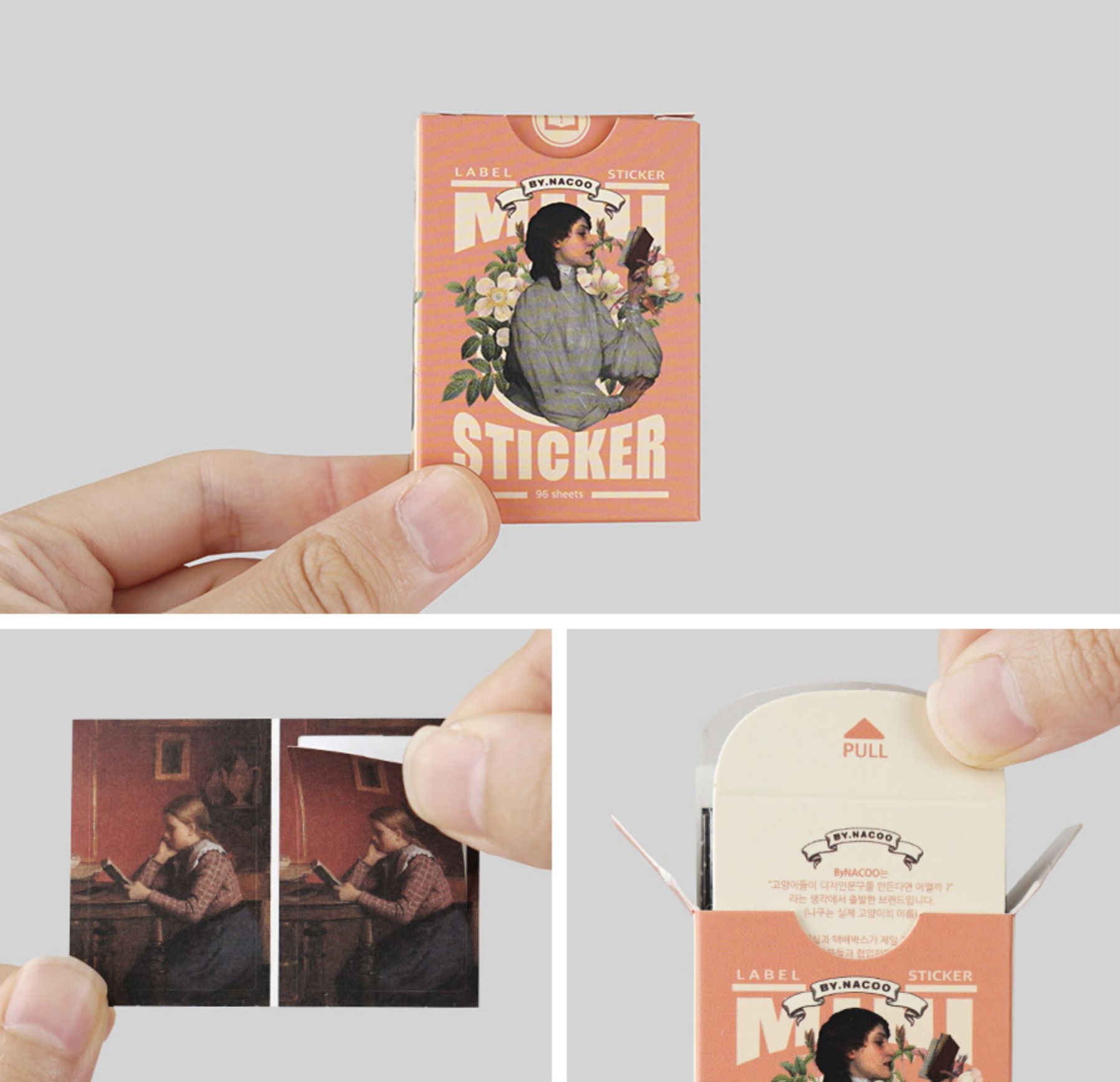 MochiThings: 48pcs Reading Label Sticker Set